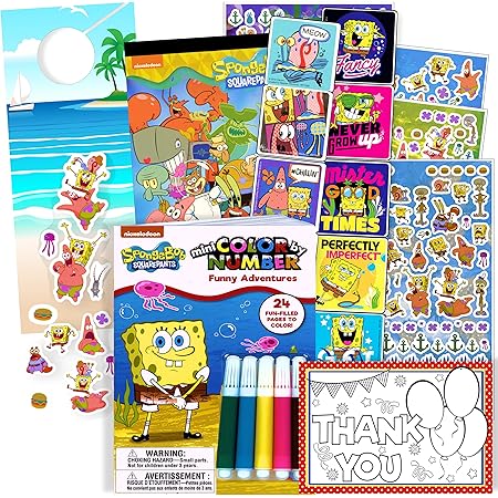 Amazon.com: Spongebob Squarepants Decals- Set of 3 Spongebob, Squidward ...