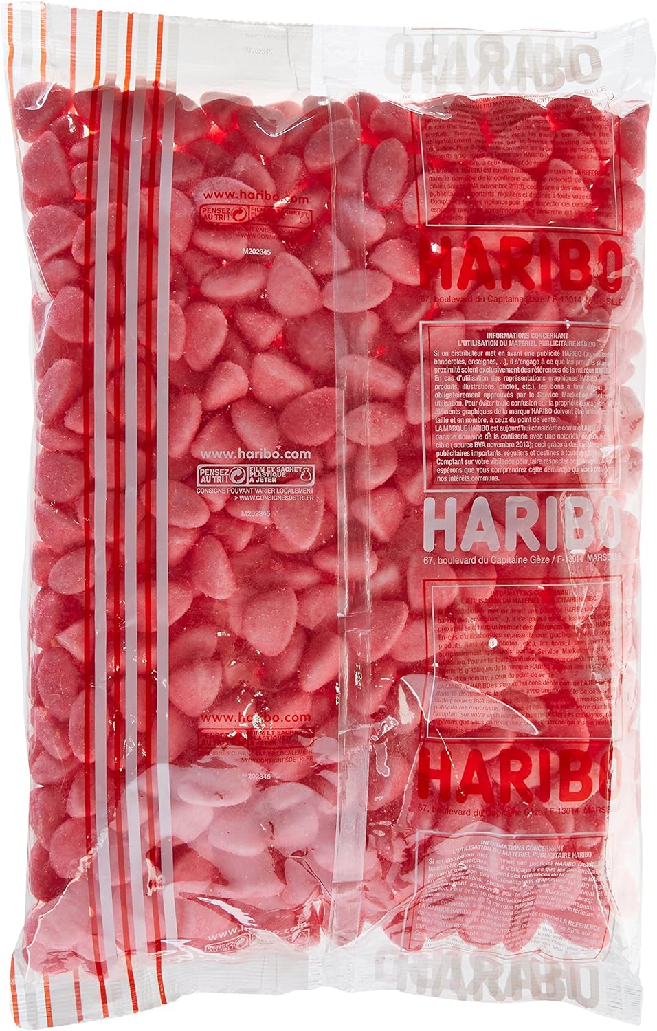 HARIBO Bonbon Gélifié Tagada Pink 1,5 kg - Lot de 2 : Amazon.fr: Epicerie