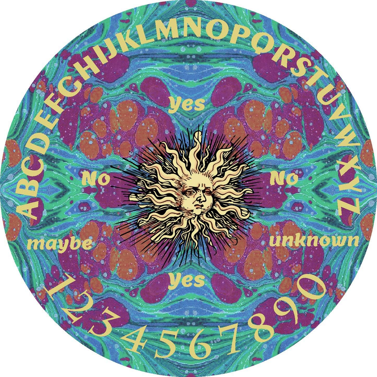 Amazon.com: Legacystraps Celestial Sun Pendulum Board – 5” Dowsing ...