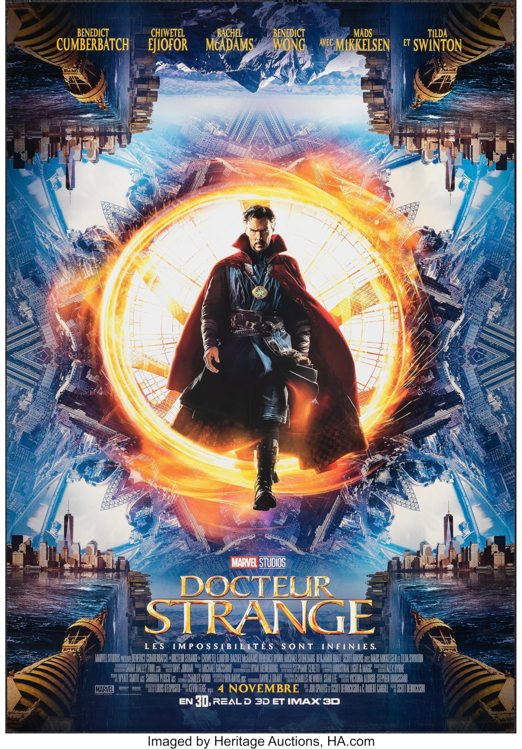 CoolPrintsUK Doctor Strange Poster Borderless Vibrant Premium Glossy ...
