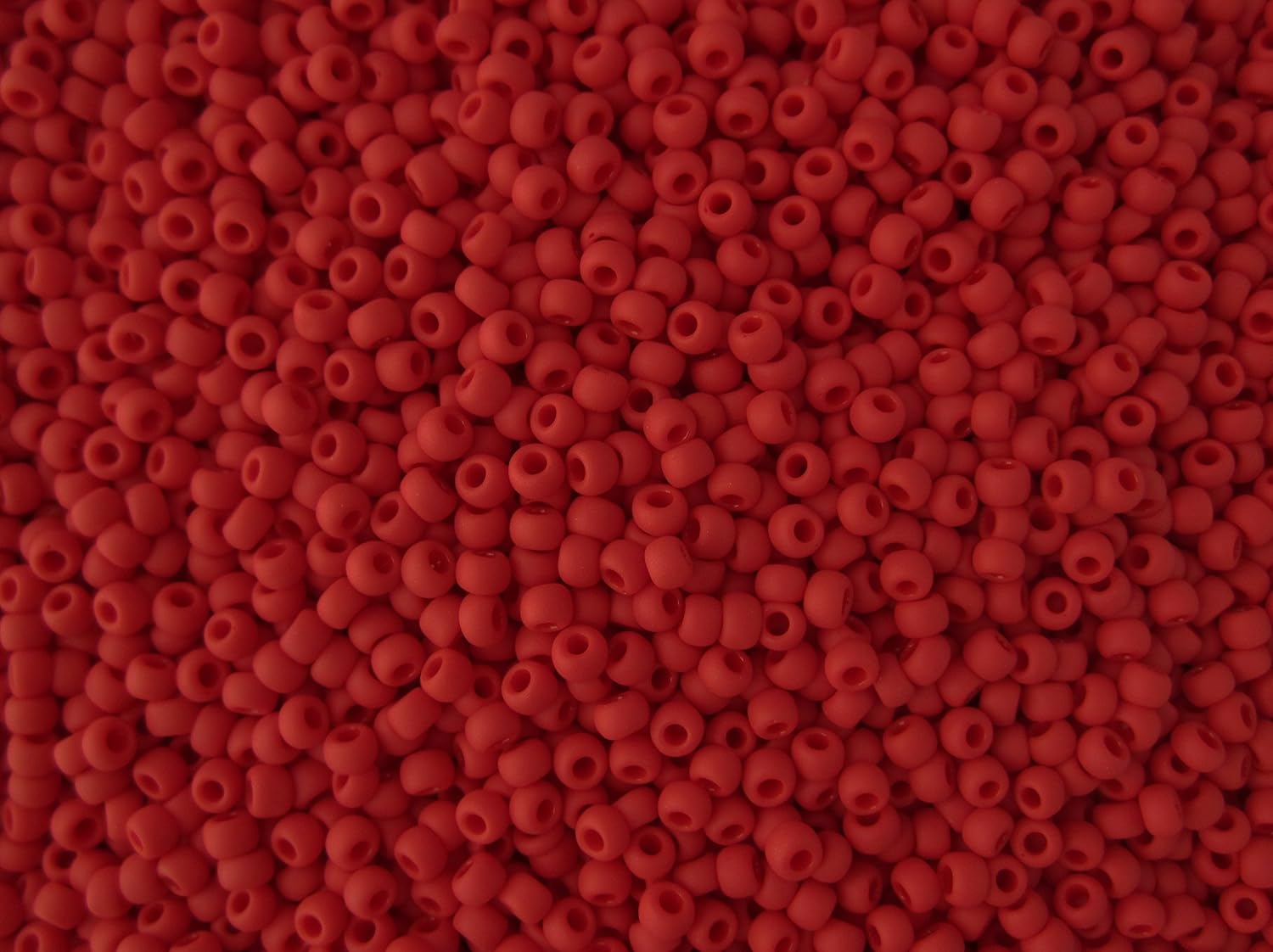 Amazon.com: 11/0 Toho Japanese Seed Beads - Red Matte Opaque #45F (28g ...