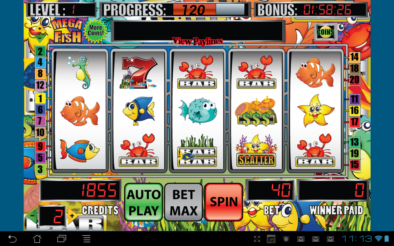 Mega Fish Slot Machine:Amazon.com:Appstore for Android