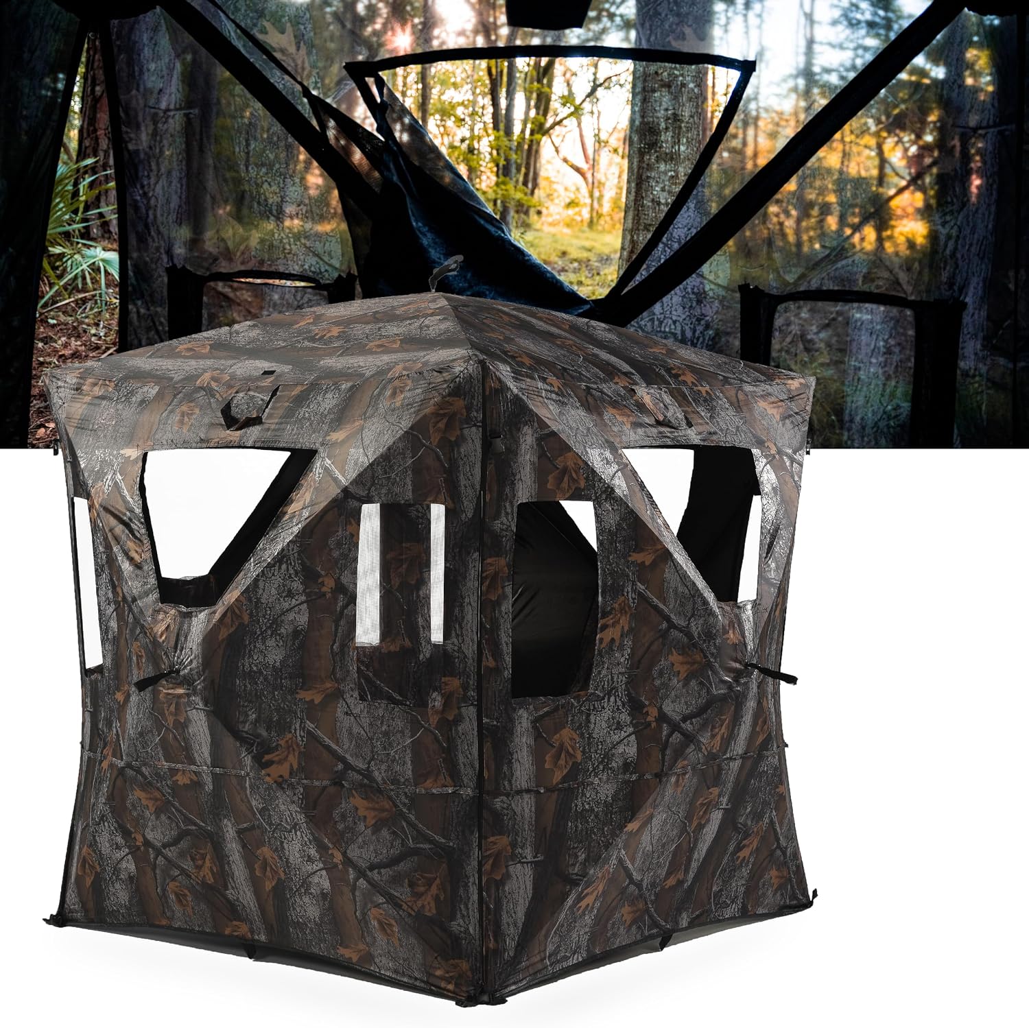 Rukket Hunting Blind, Ground Blind Stands for Deer, Turkey, Duck ...