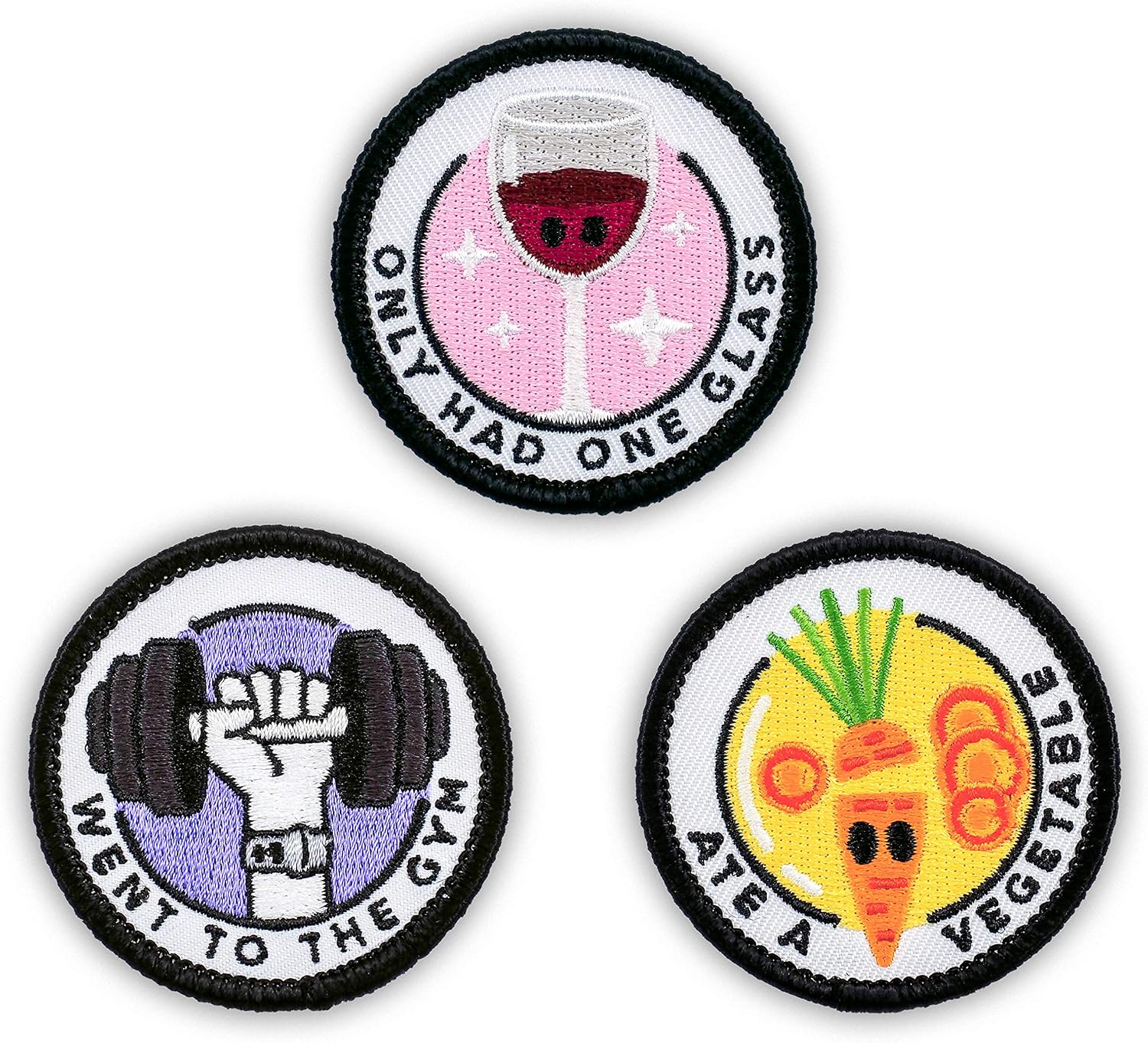 Amazon.com: Winks For Days Adulting Merit Badge Embroidered Iron-On ...