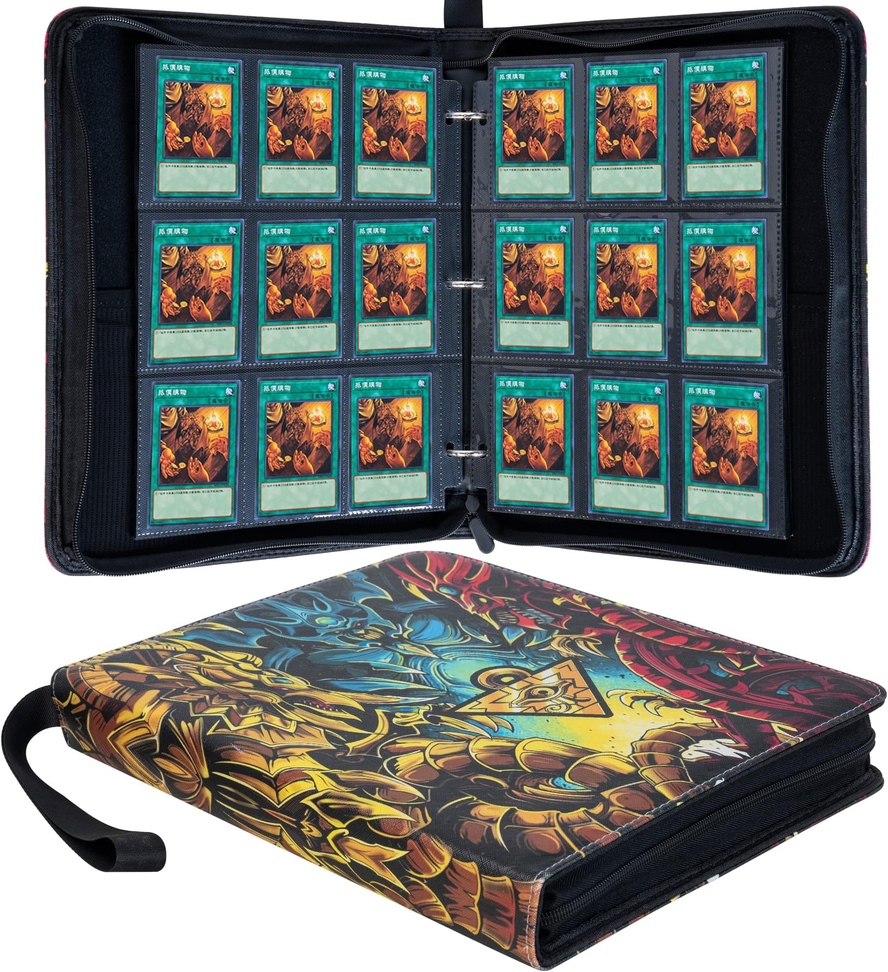 Amazon.com: KarlyPro 990+Pockets Trading Card Holder Binder with Zipper ...