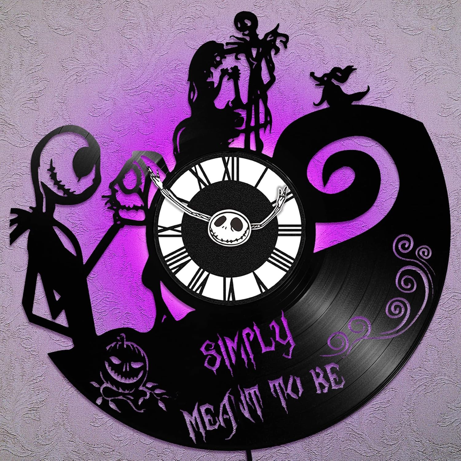 Amazon.com: Jack Sally Simply Meant to Be Vinyl Record Clock, 7 Colors ...