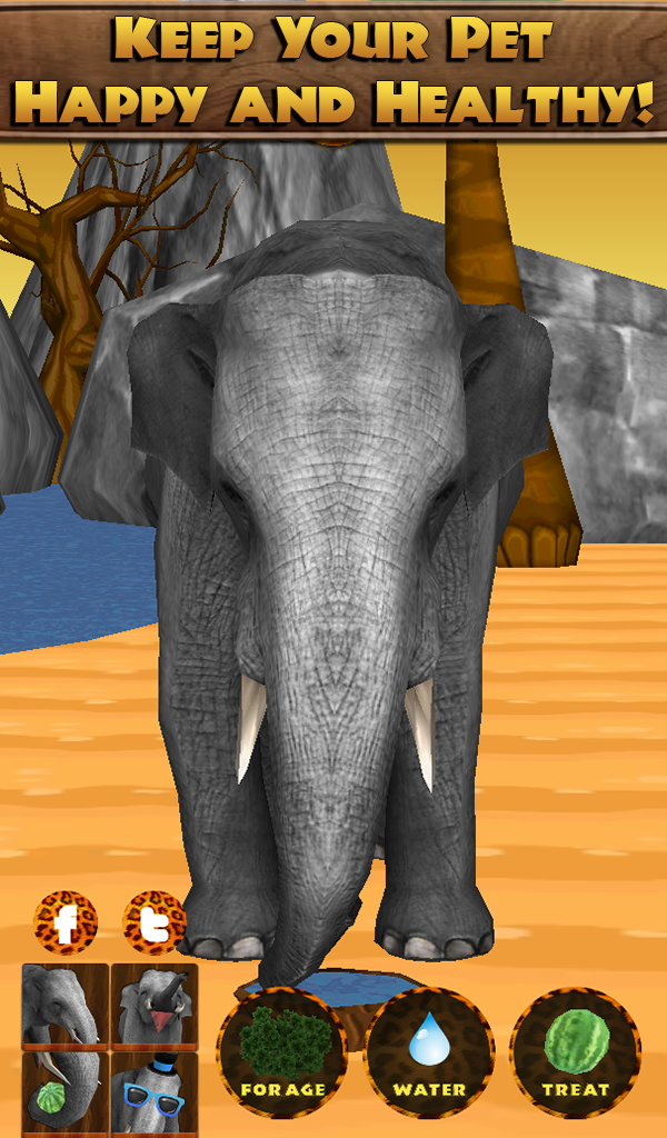 Virtual Pet Elephant - App on Amazon Appstore