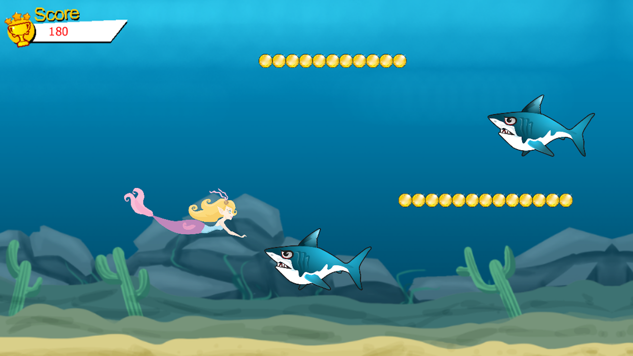 Mermaid Shark Attack - App on Amazon Appstore