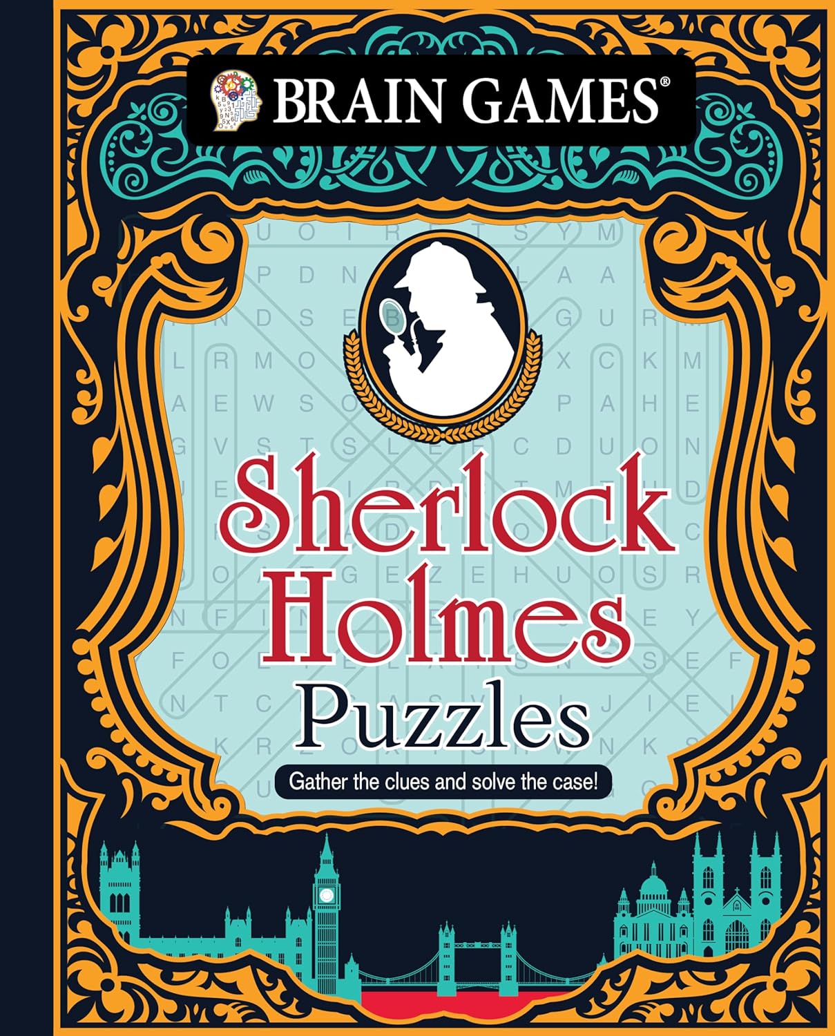 Amazon.com: Brain Games - Sherlock Holmes Puzzles (384 pages): Gather the Clues and Solve the ...