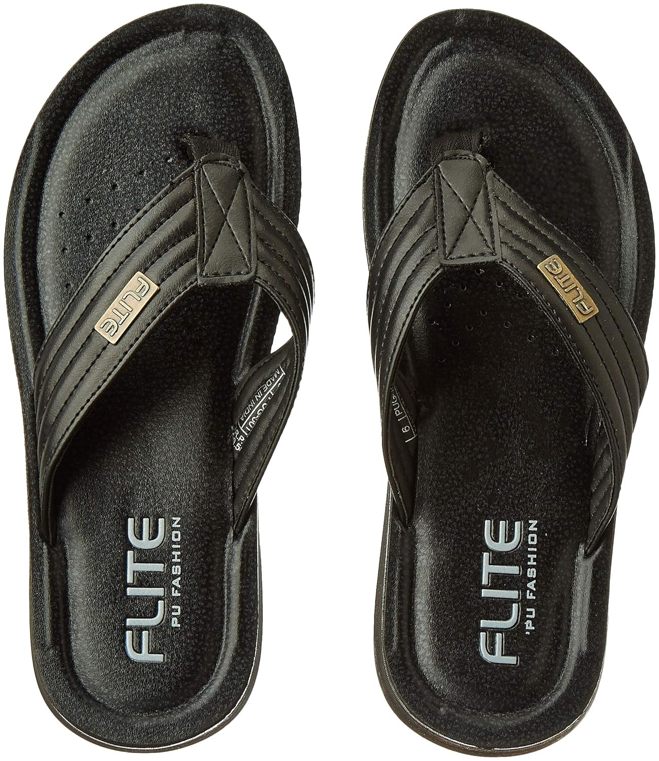 Buy Flite Pu Men's Black Slipper-7 UK (PUG501G) at Amazon.in