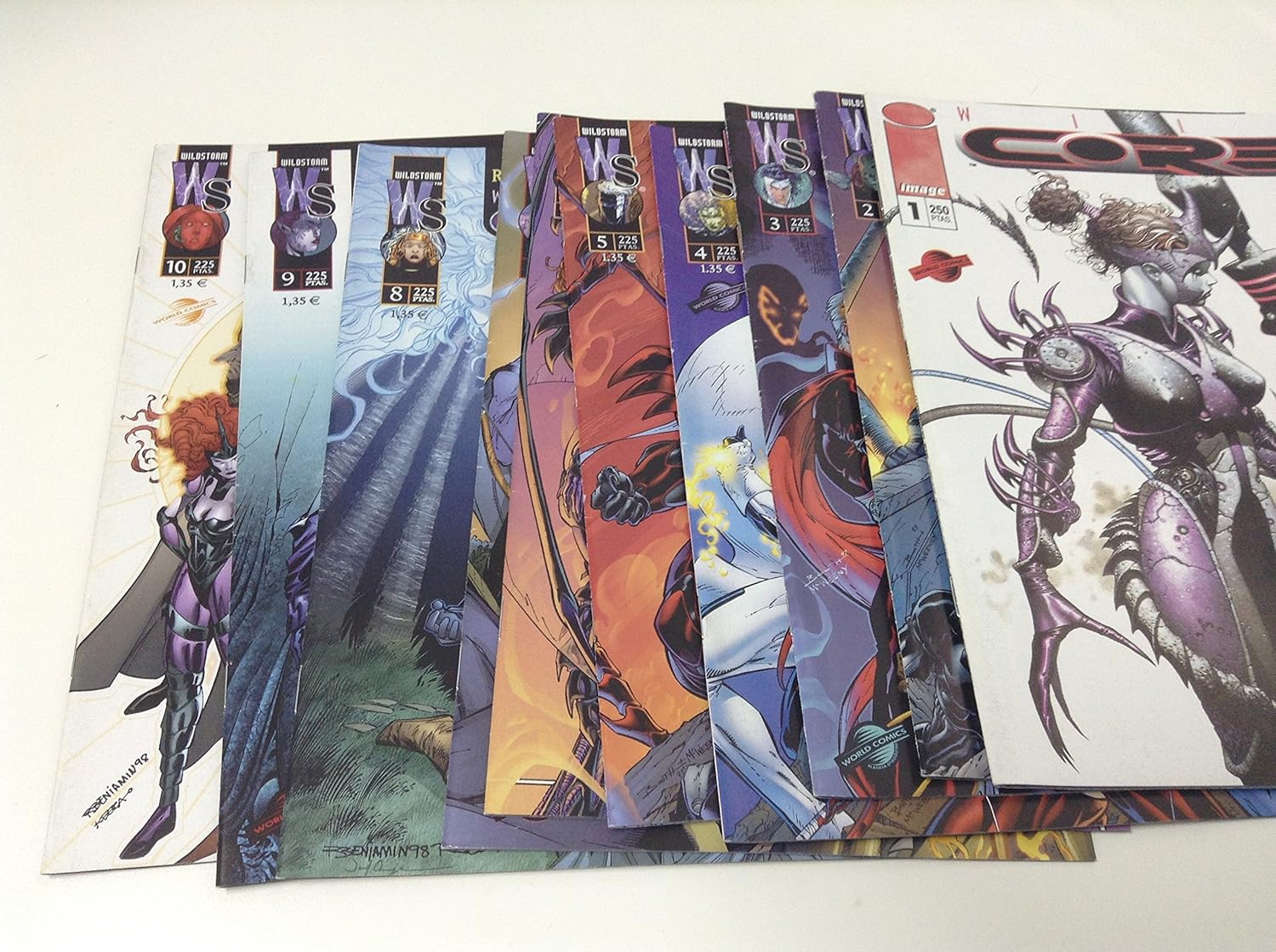 WILDSTORM WILD CORE COLECCION COMPLETA 1-10 . PERFECTO ESTADO .PLANETA ...