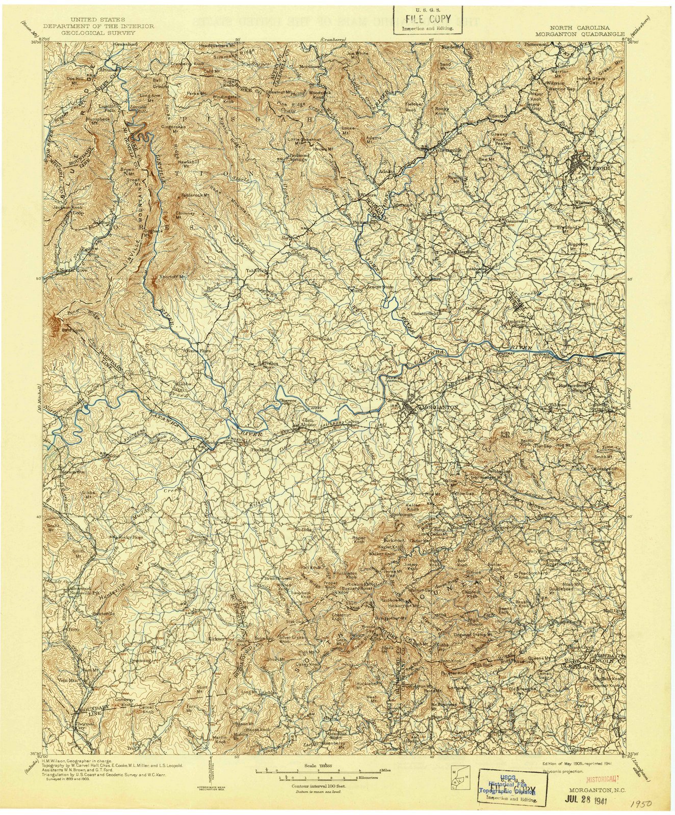 Morganton Nc Map North Carolina