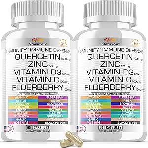 Amazon.com: Quercetin 1000mg Zinc 50mg Vitamin C 1000mg Supplement ...