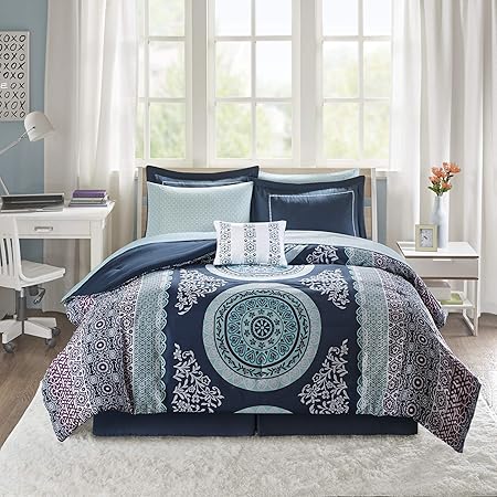 Intelligent Design Complete Bed In A Bag Casual Boho Comforter with ...