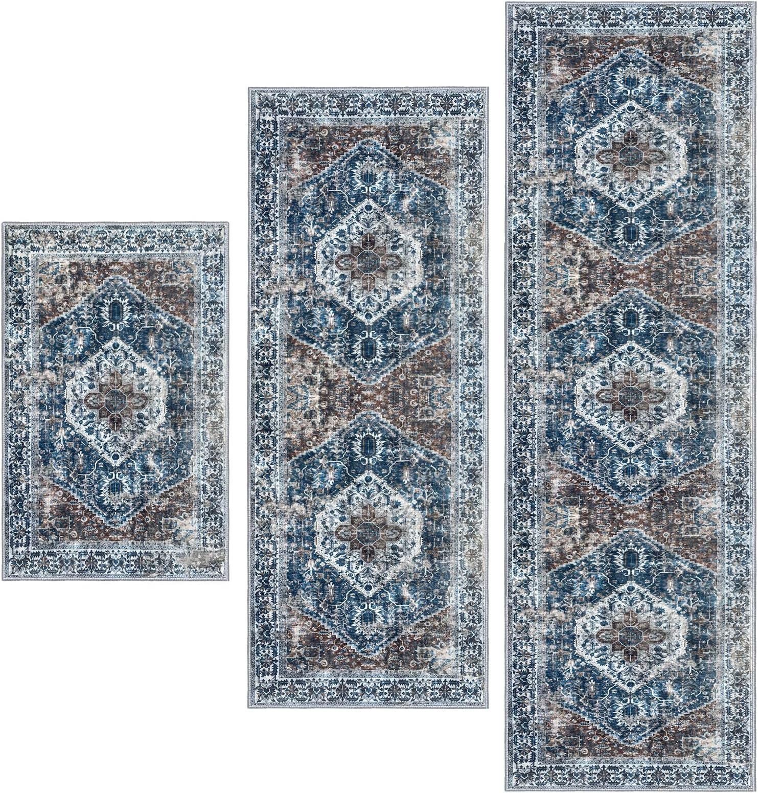 Amazon.com: KOZYFLY Boho Entry Rugs 2'x 3', Runner Rug 2'x 6' and ...