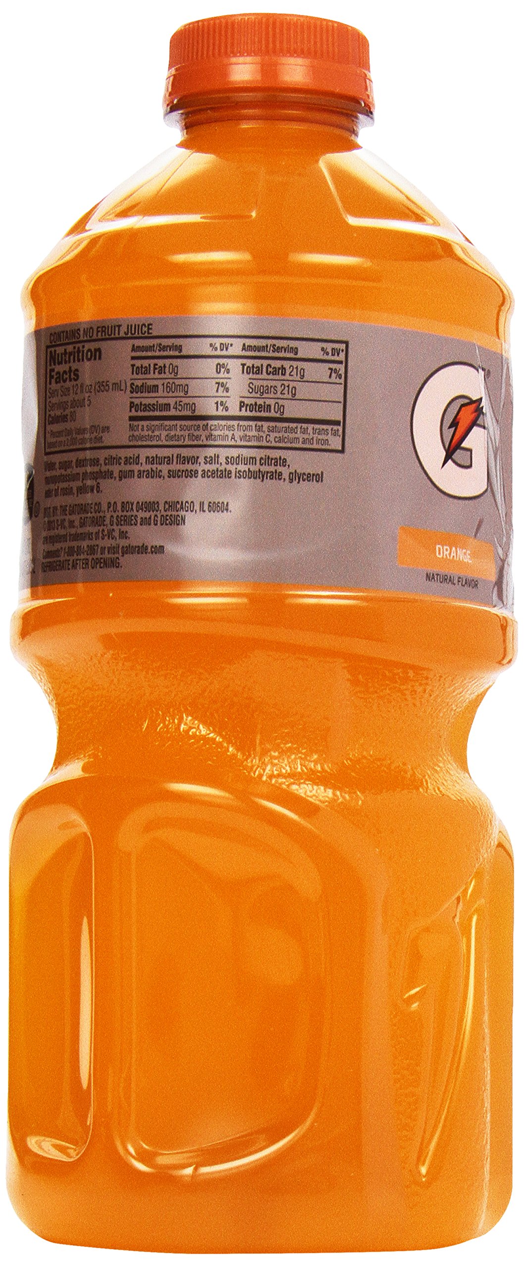 Orange Gatorade Label