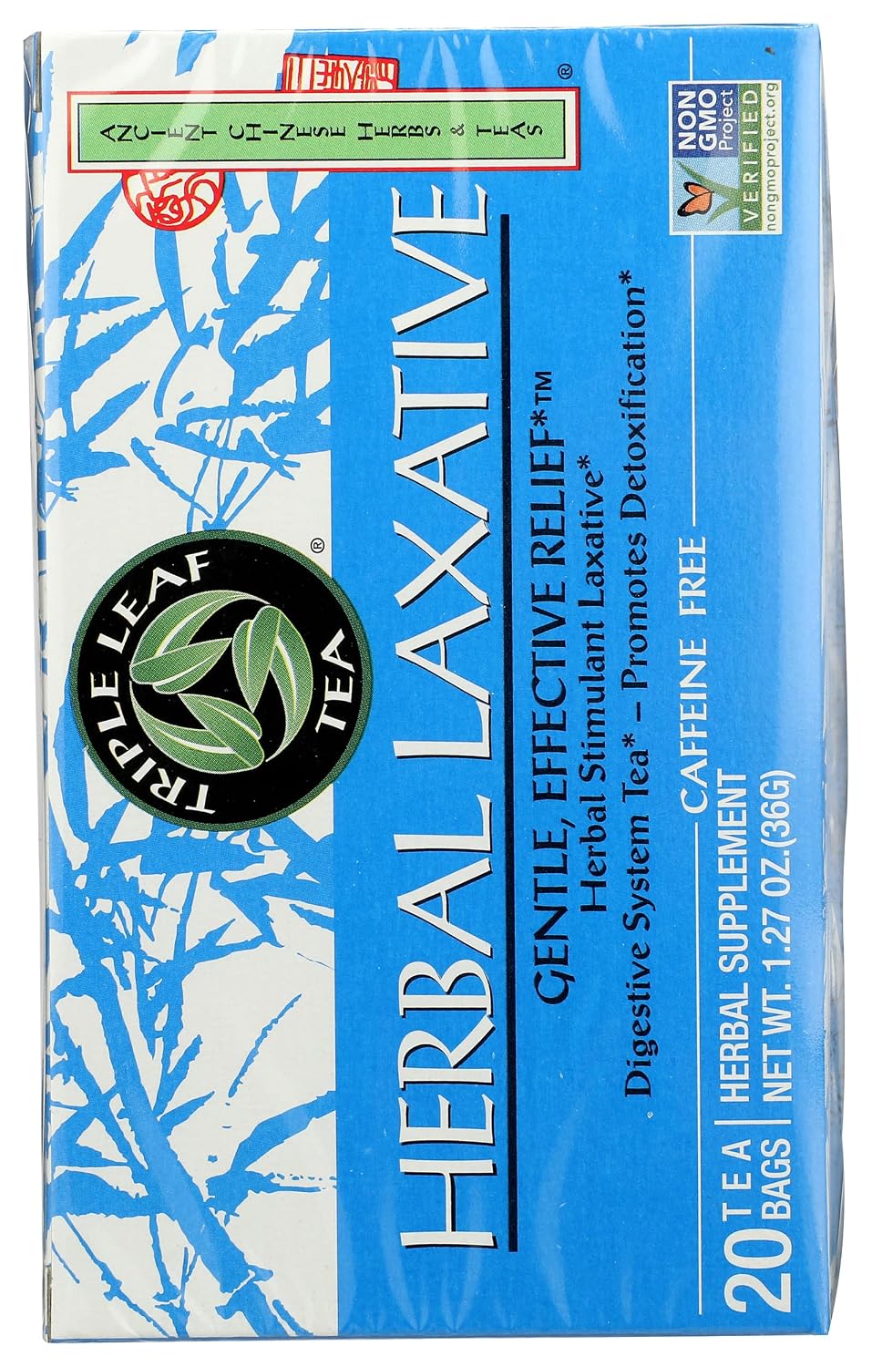 Chá Herbalax TRIPLE LEAF – 20 Saches para Digestão Saudável e ...