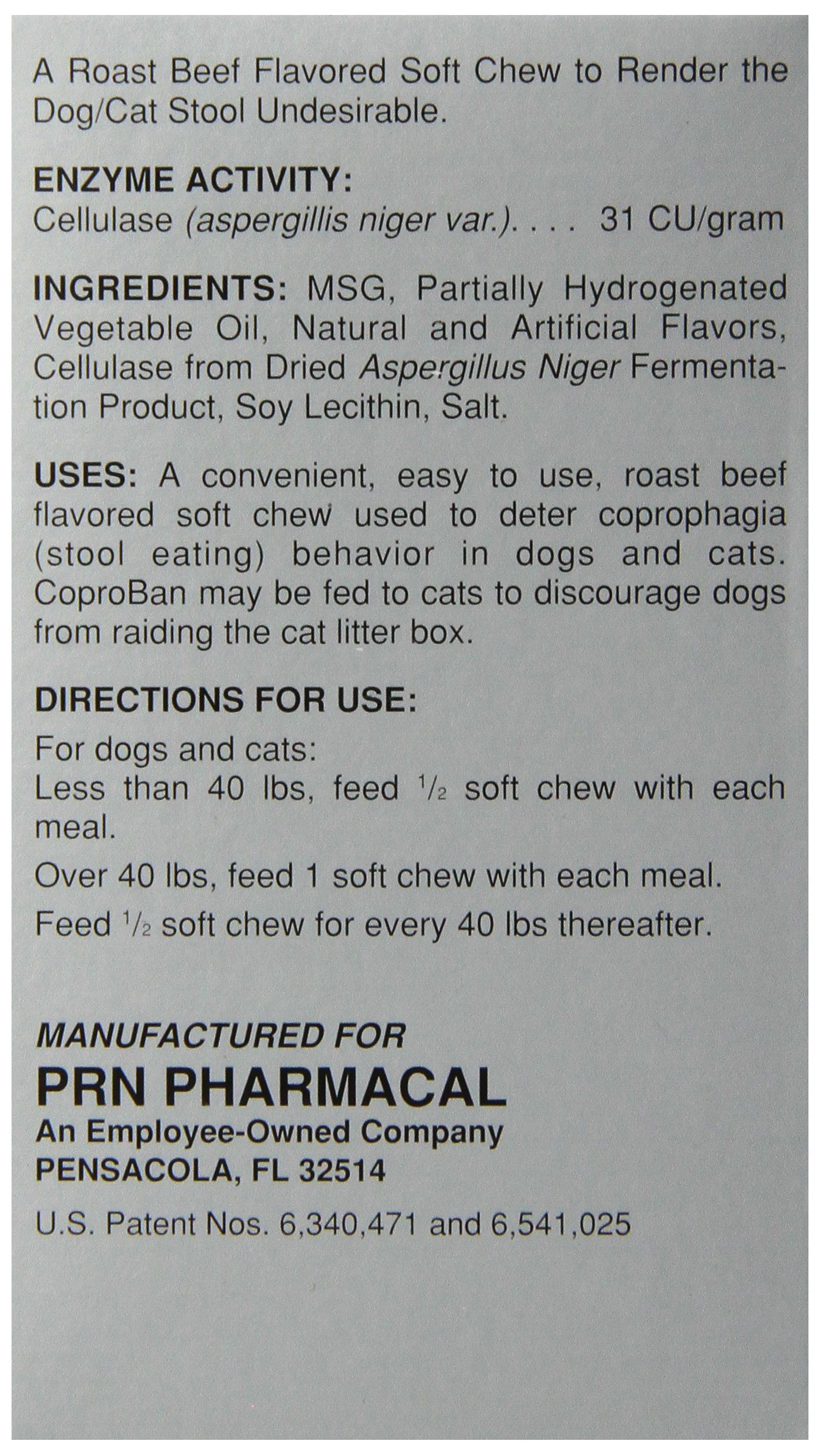 Buy 20-Piece CoproBan Anti-Coprophagia Chew Tabs, Roast Beef Flavor ...