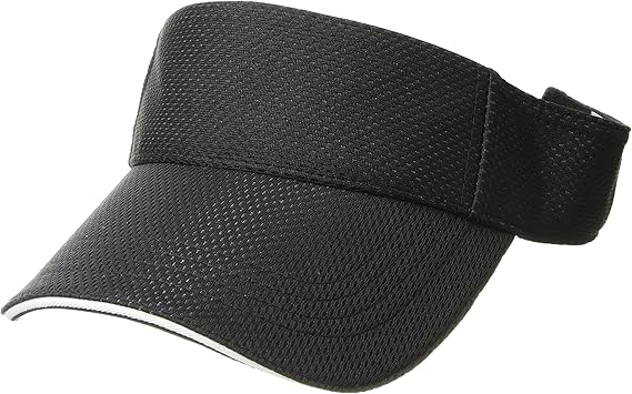 Augusta Sportswear Women's One Size Athletic Mesh Visor, Black ...