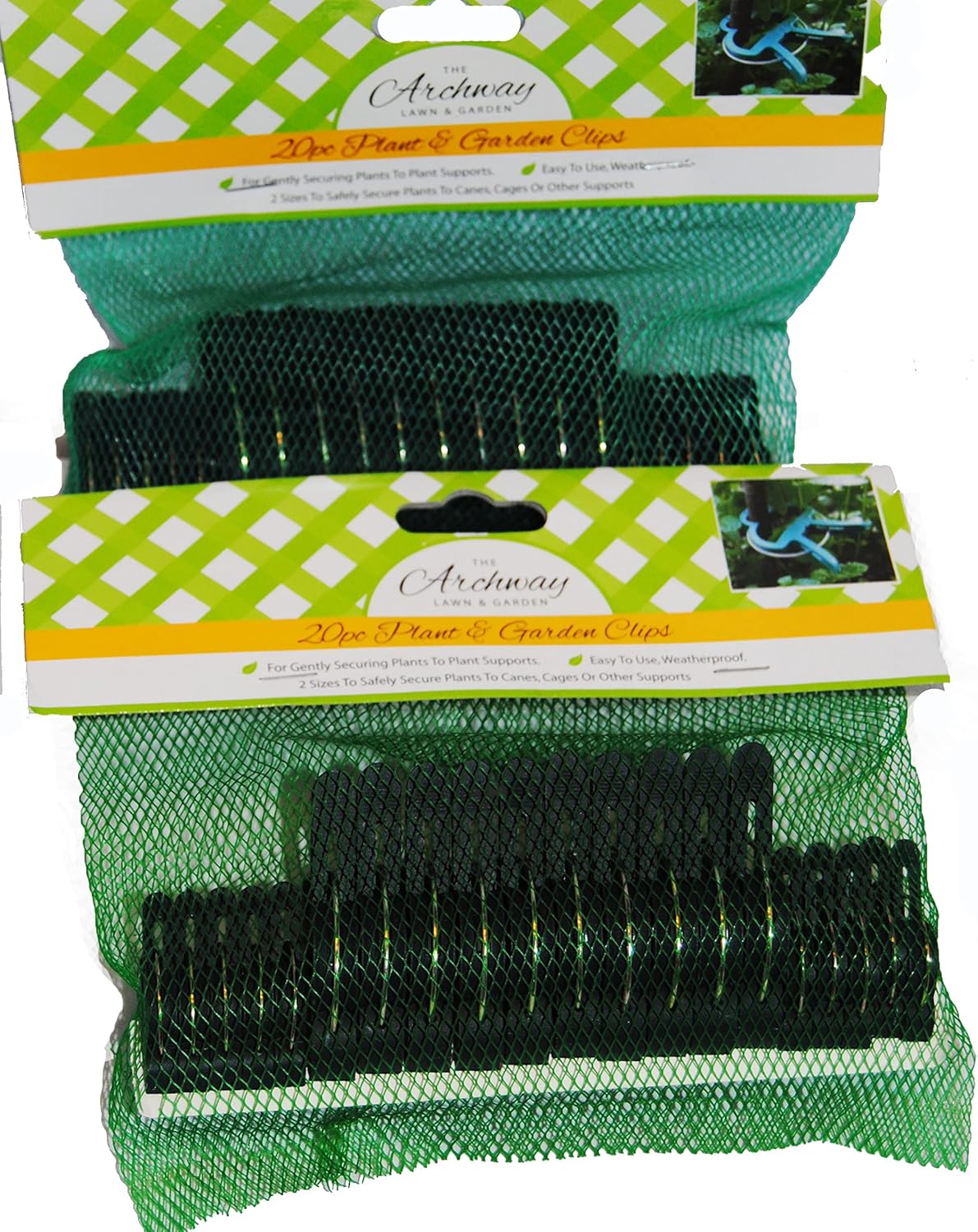 Amazon.com : Plastic Gentle Spring Plant Clips Lever Loop Gripper Clips ...