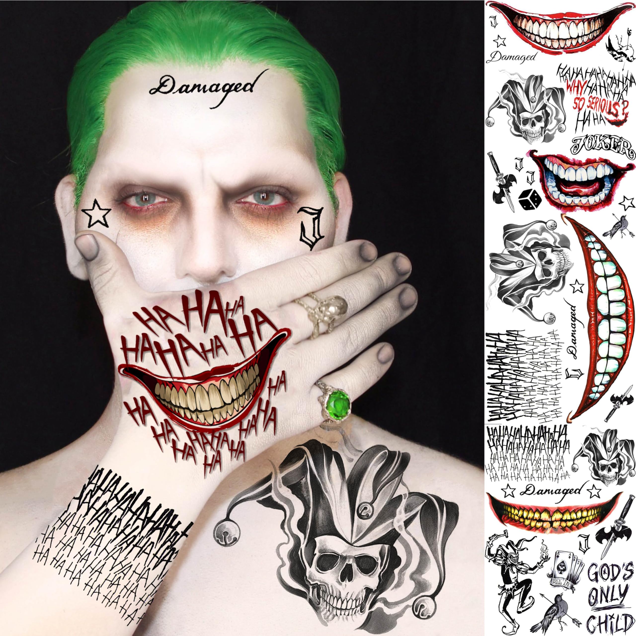 Evil Joker Face Tattoos 108 Fascinating Joker Tattoo Ideas To Unleash