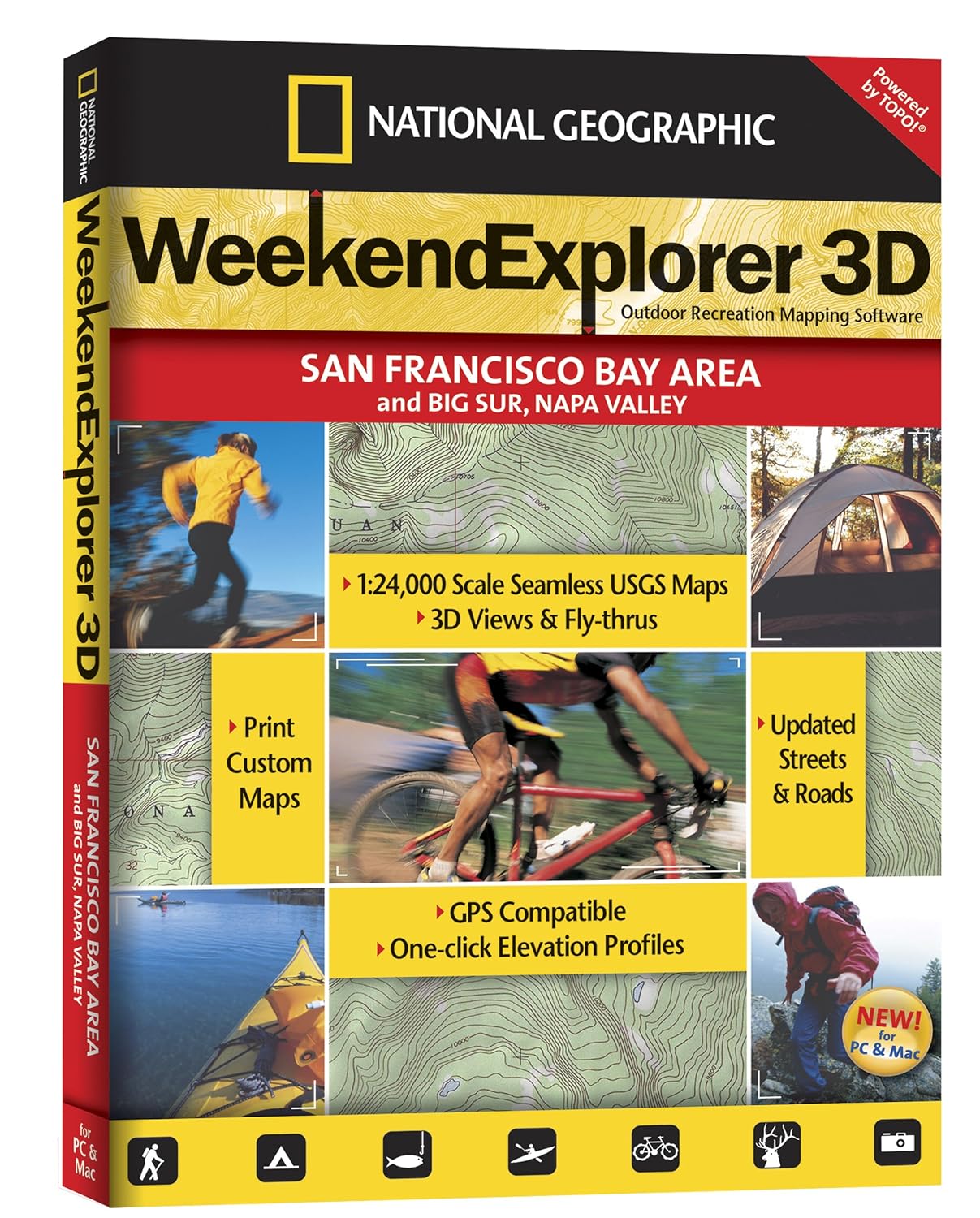 Weekend Explorer 3D - San Francisco Bay Area & Big Sur, Napa Valley ...
