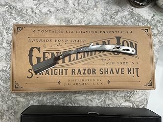 Amazon.com: Gentleman Jon Straight Razor Shaving Kit | Vintage Wet ...