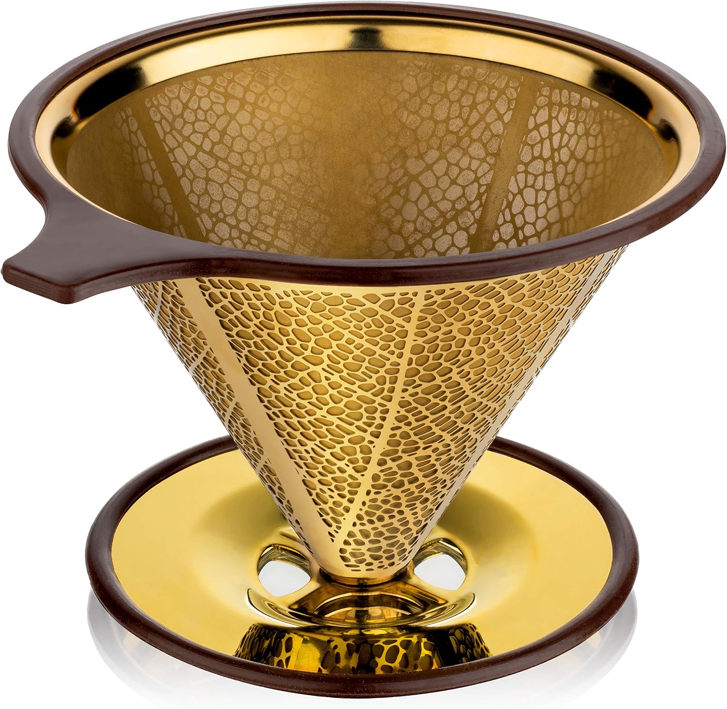 Amazon.com: Stainless Steel Pour over Coffee Dripper with Cup Stand ...