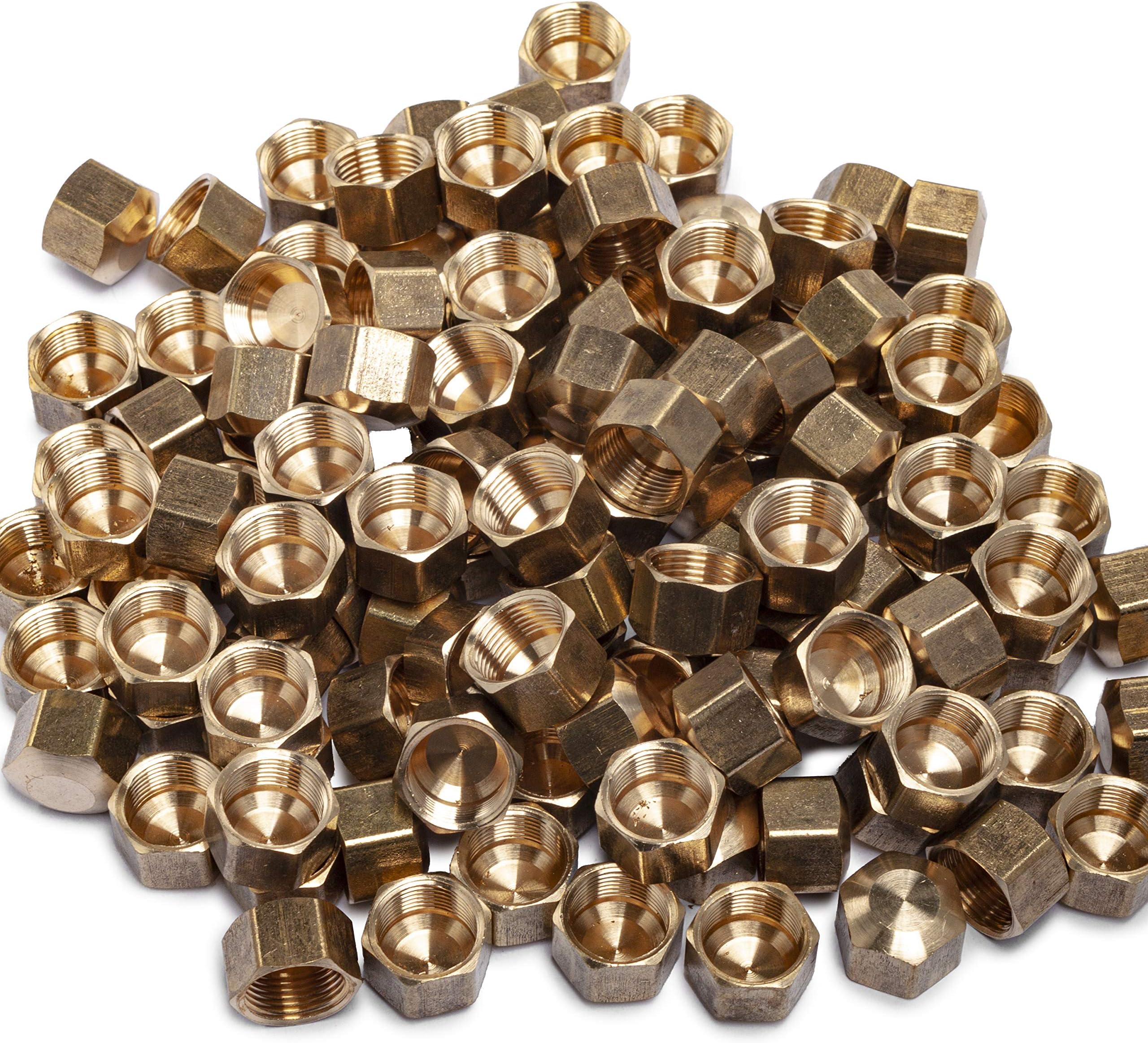 20 Pcs Pex Fittings 1/2 Inch Push to Connect Plumbing Fittings Brass ...
