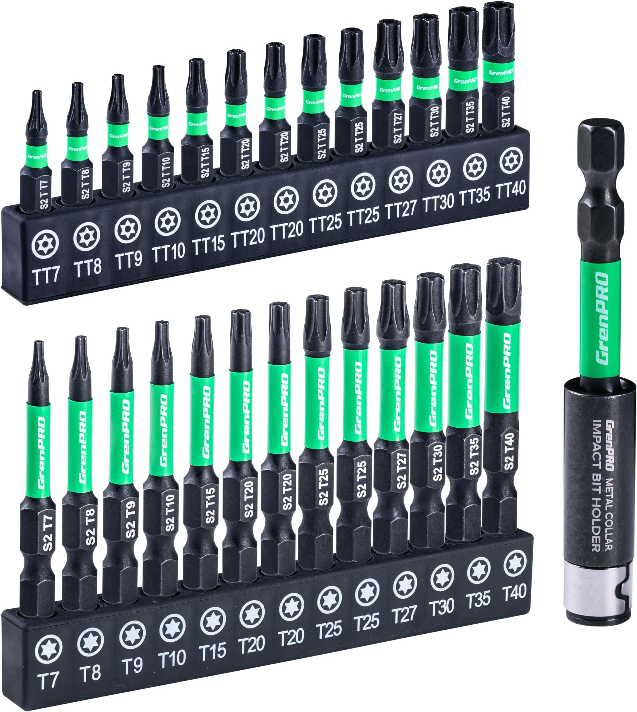 Amazon.com: T10 (T-10) Torx/Star Driver Bit - Color Coded T10 X 2" Torx ...