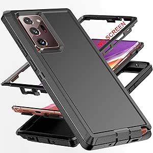 Amazon.com: AYMECL Funda para Note 20 Ultra, [grado militar] 3 en 1, cuerpo completo, a prueba ...