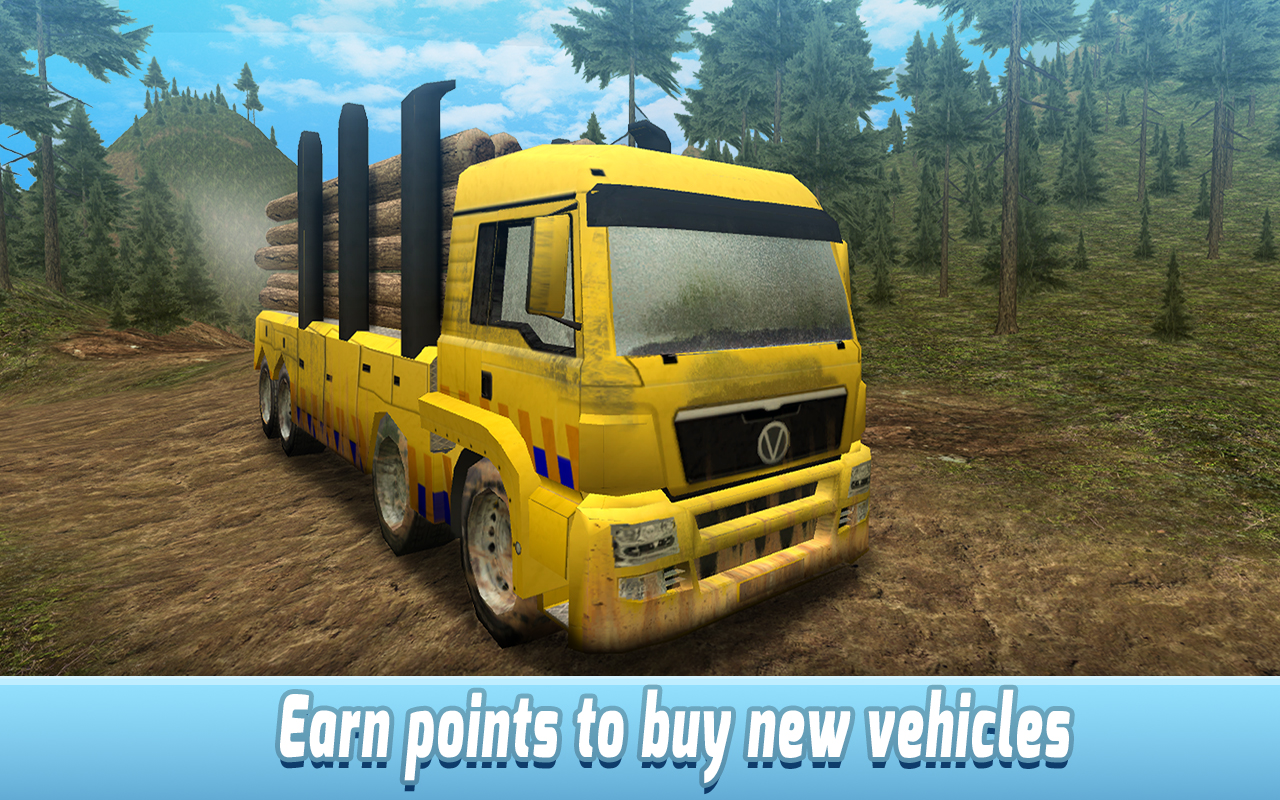 Log Harvester Truck Simulator 3D: Cargo Transport Truck Driving ...