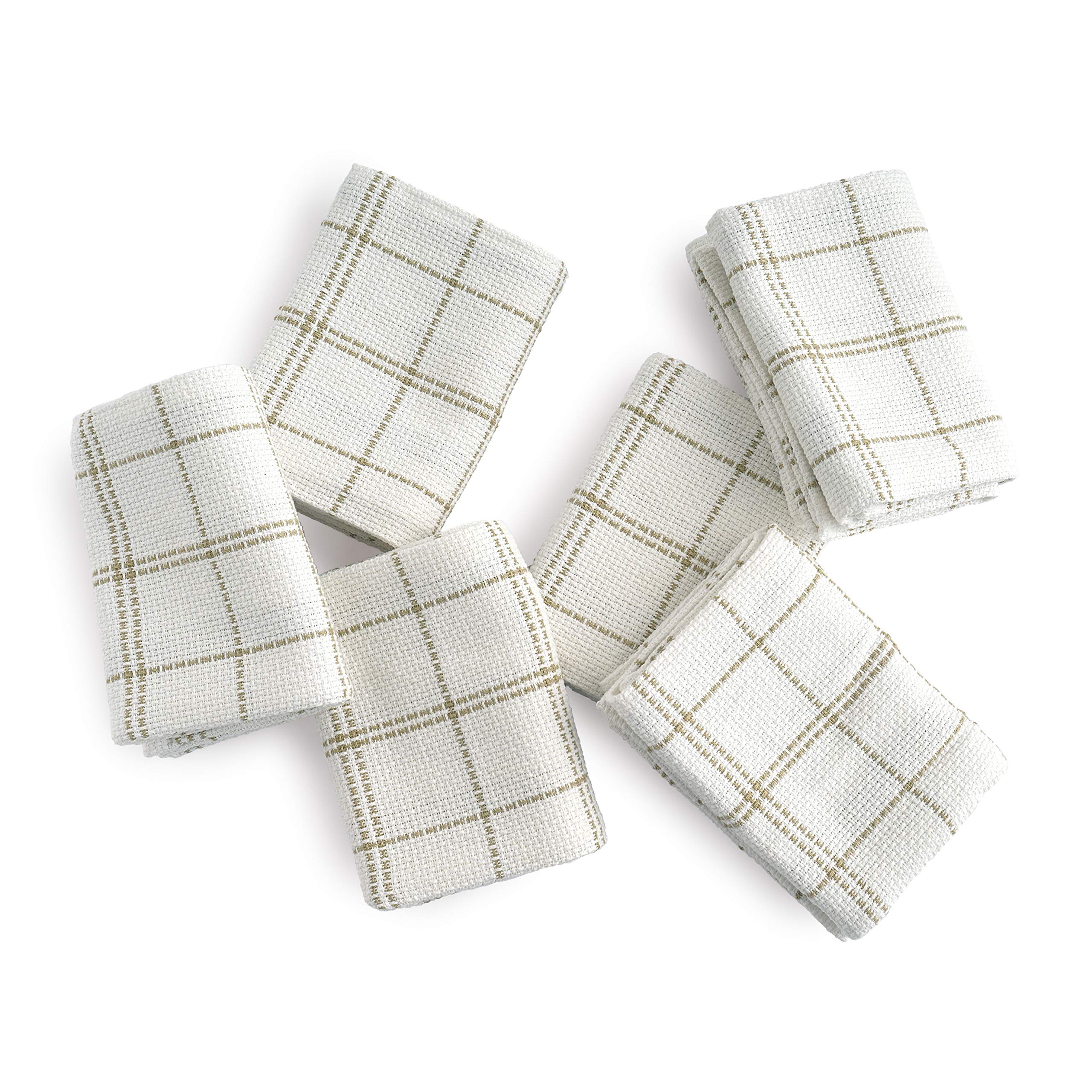 Amazon.com: Casa De Lan Classic Kitchen Towels Pack of 6 - Cotton Dish ...