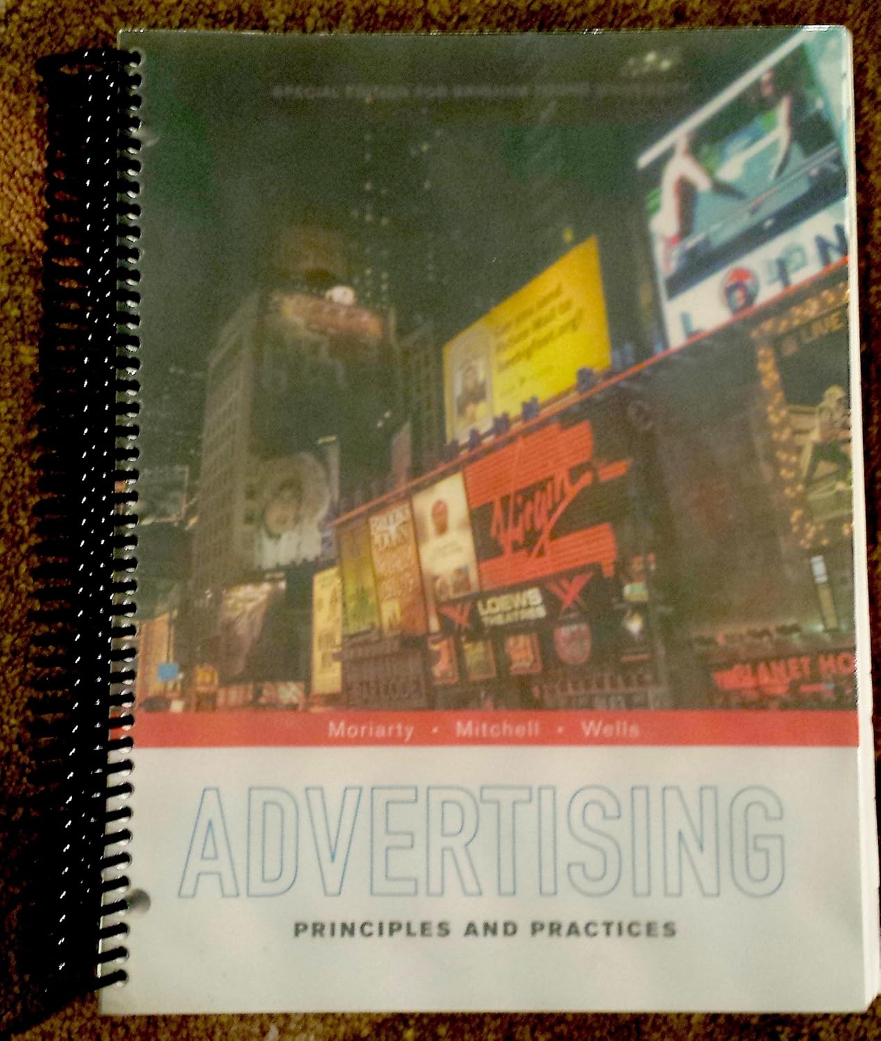 Advertising Principles and Practices (Byu Custom Edition): Moriarty ...