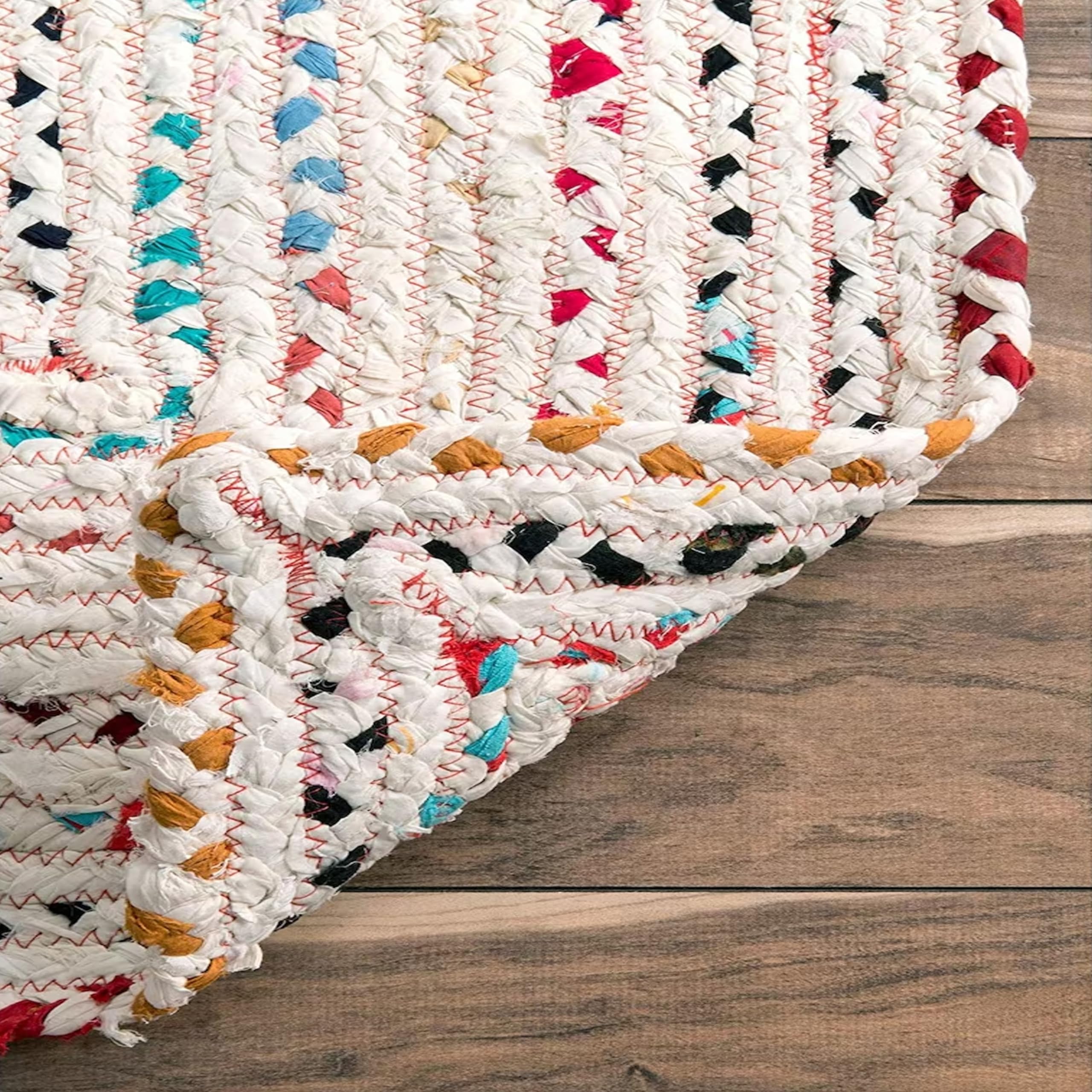 Bed Bath & Beyond Hand-Woven Colorful Cotton Area Rugs - Vibrant and ...