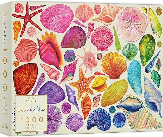 Amazon.com: Elena Essex 1000 Piece Puzzle for Adults - Sea Shells ...