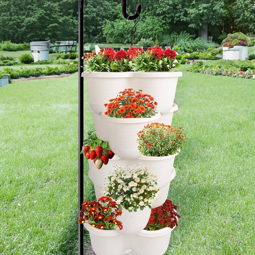 Stackable Strawberry Planter
