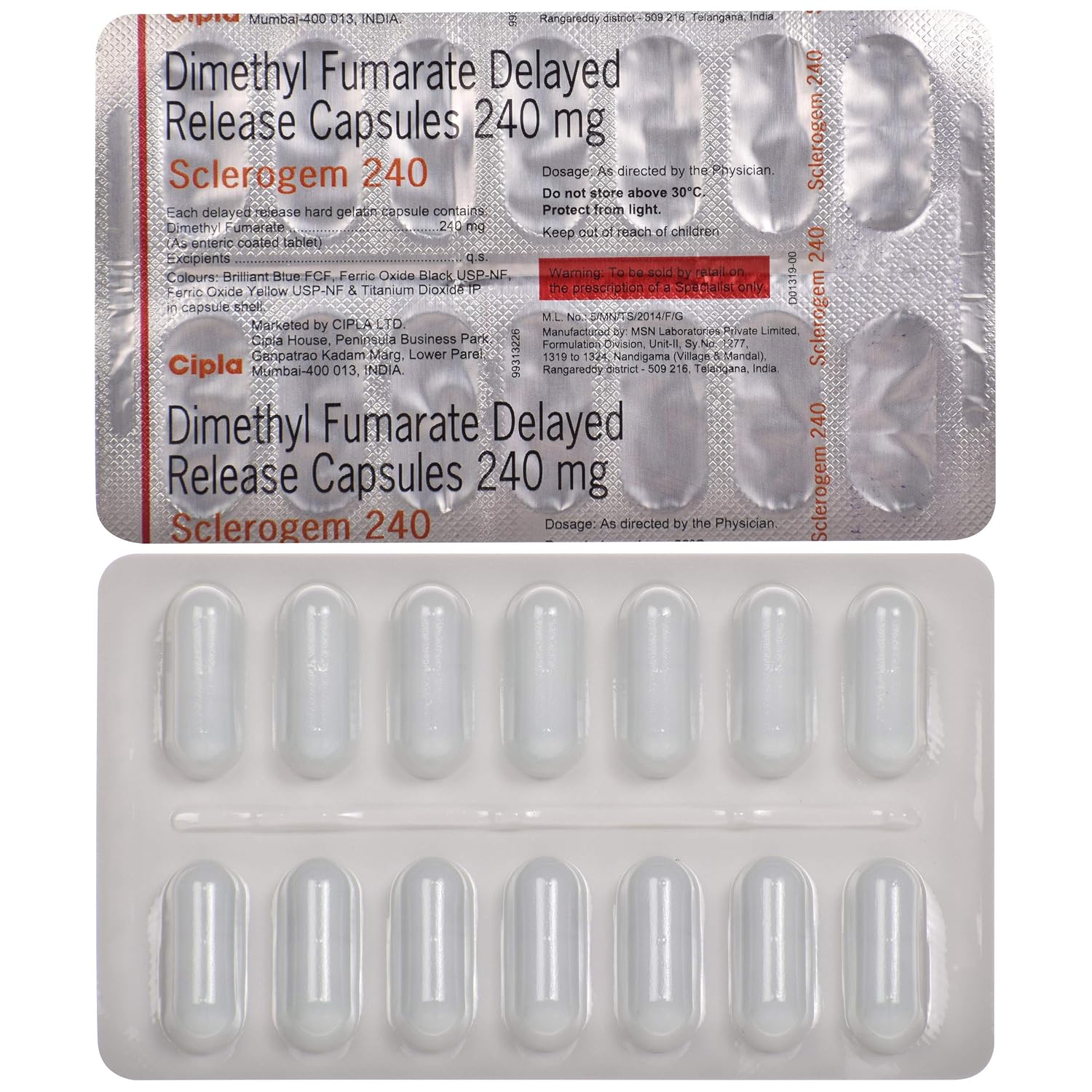 Sclerogem 240 - Strip of 14 Capsules : Amazon.in: Health & Personal Care