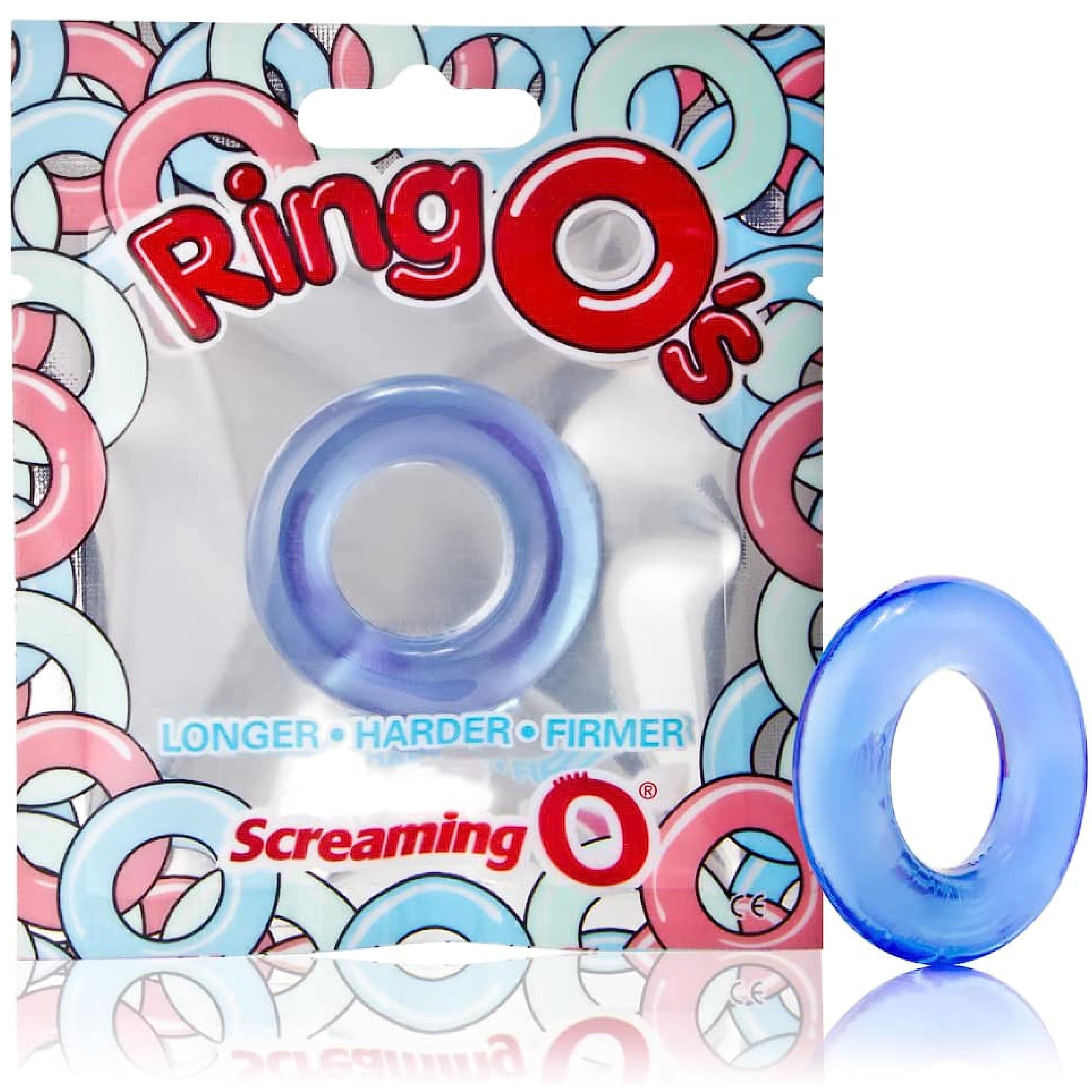 Amazon.com: Screaming O - Ring O, Iconic Cock Ring, Blue - Penis Ring ...