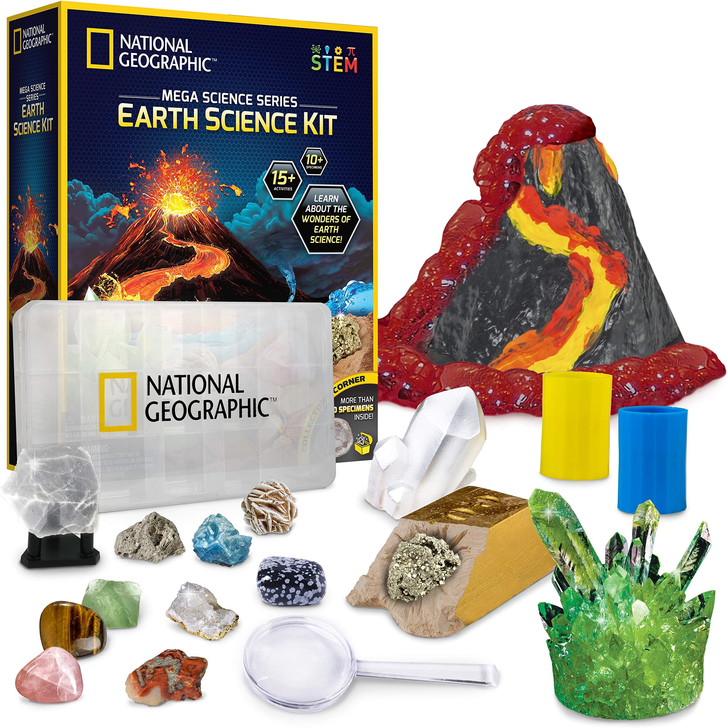 NATIONAL GEOGRAPHIC Air Rocket Toy - Stomp & Launch Dueling Air Rockets ...