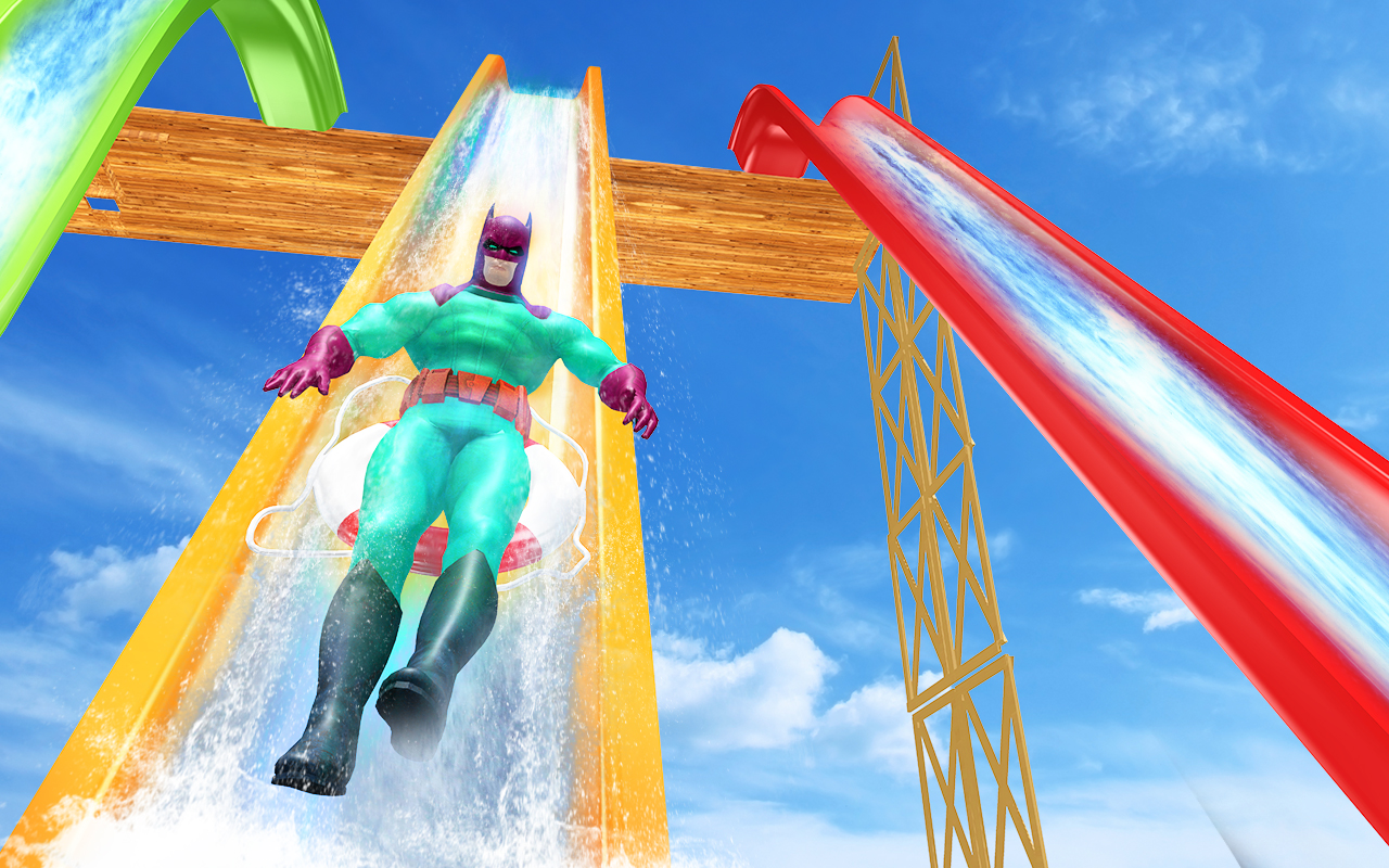 Real Water Slide Amusement Park: Superhero Hangout:Amazon.in:Appstore ...