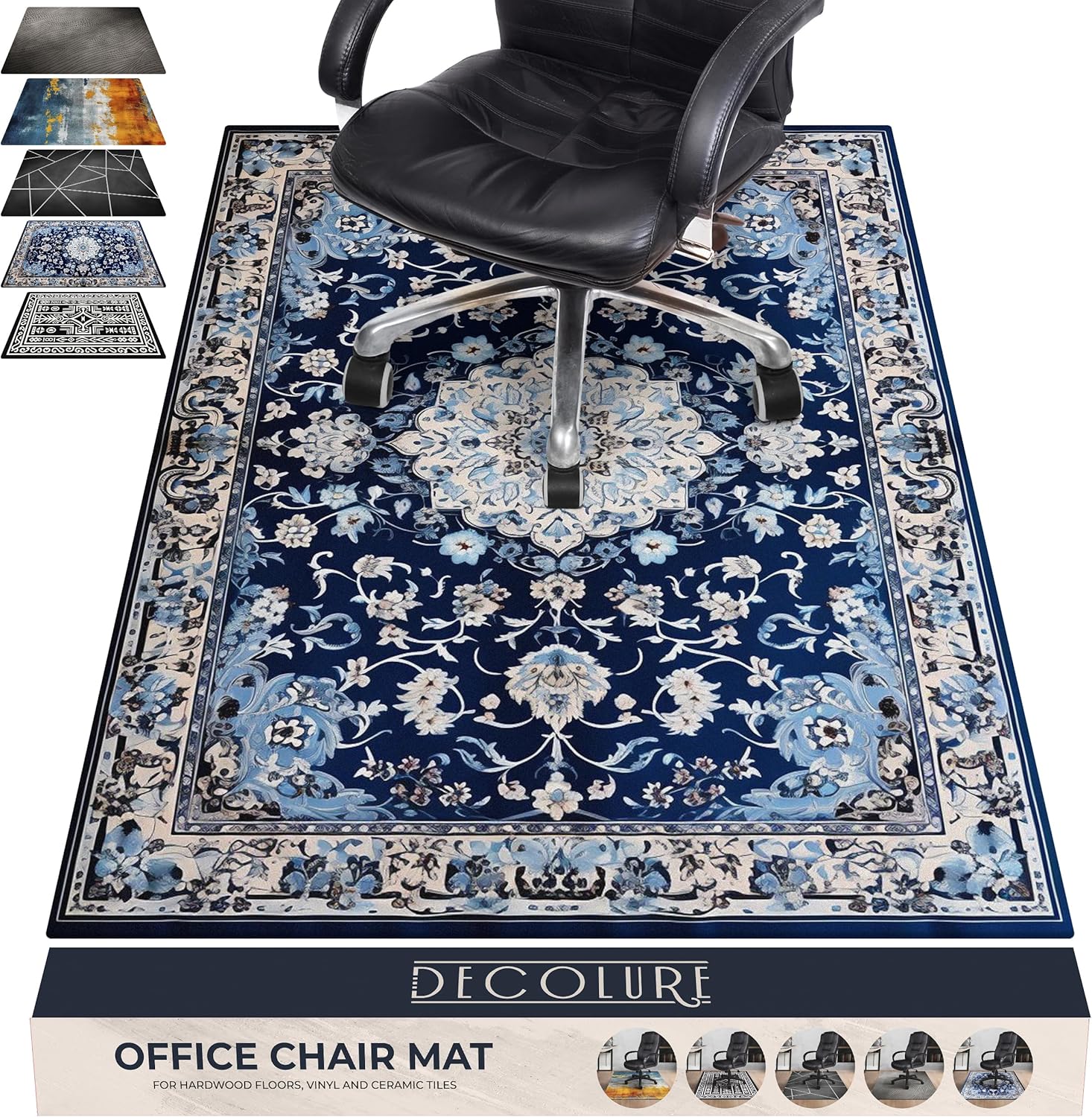 Amazon.com : DECOLURE Office Chair Mat for Hardwood Floor, 36"x48 ...