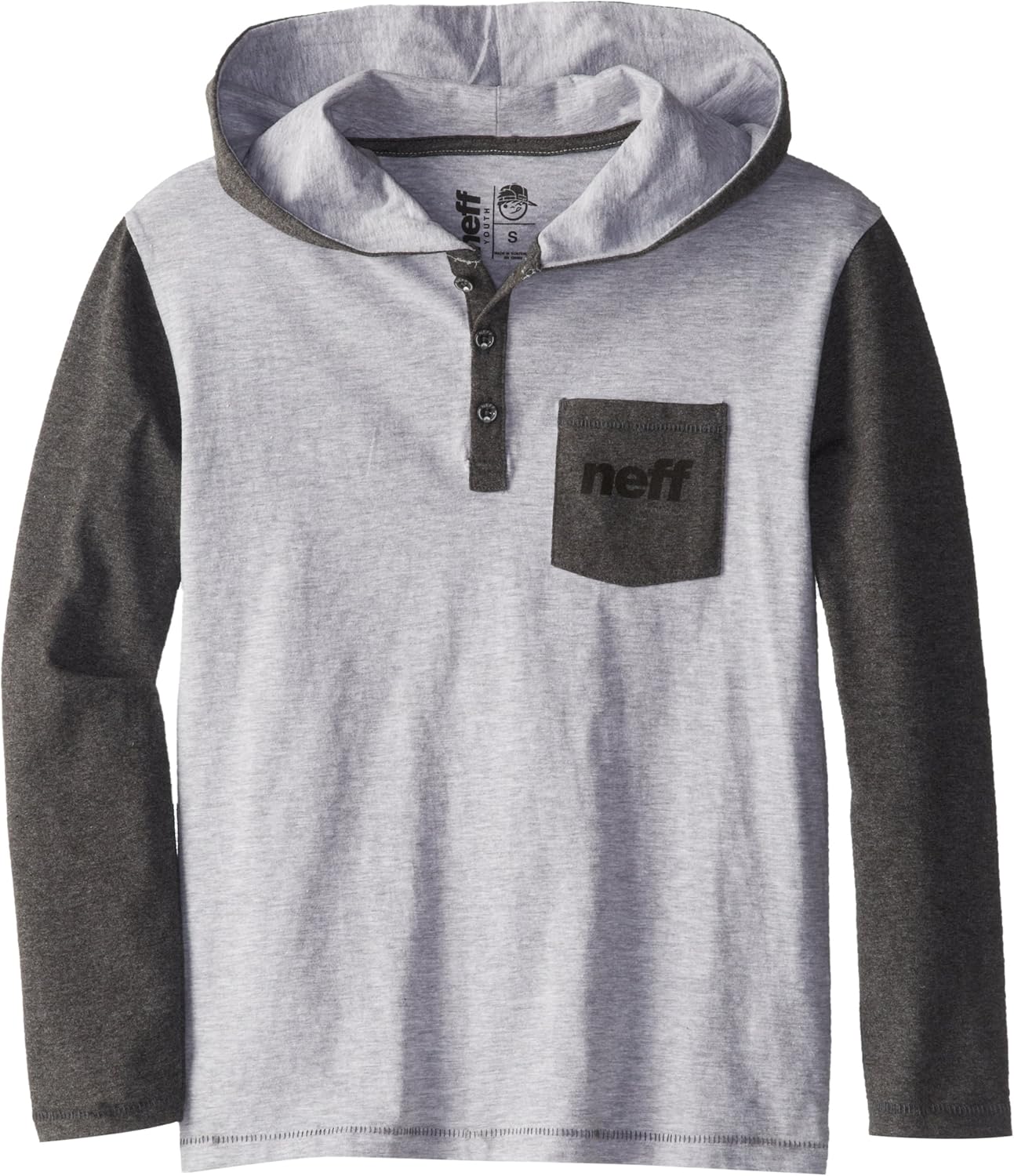Amazon.com: neff Big Boys' Binary Hoodie Premium Hooded Sweatshirt ...