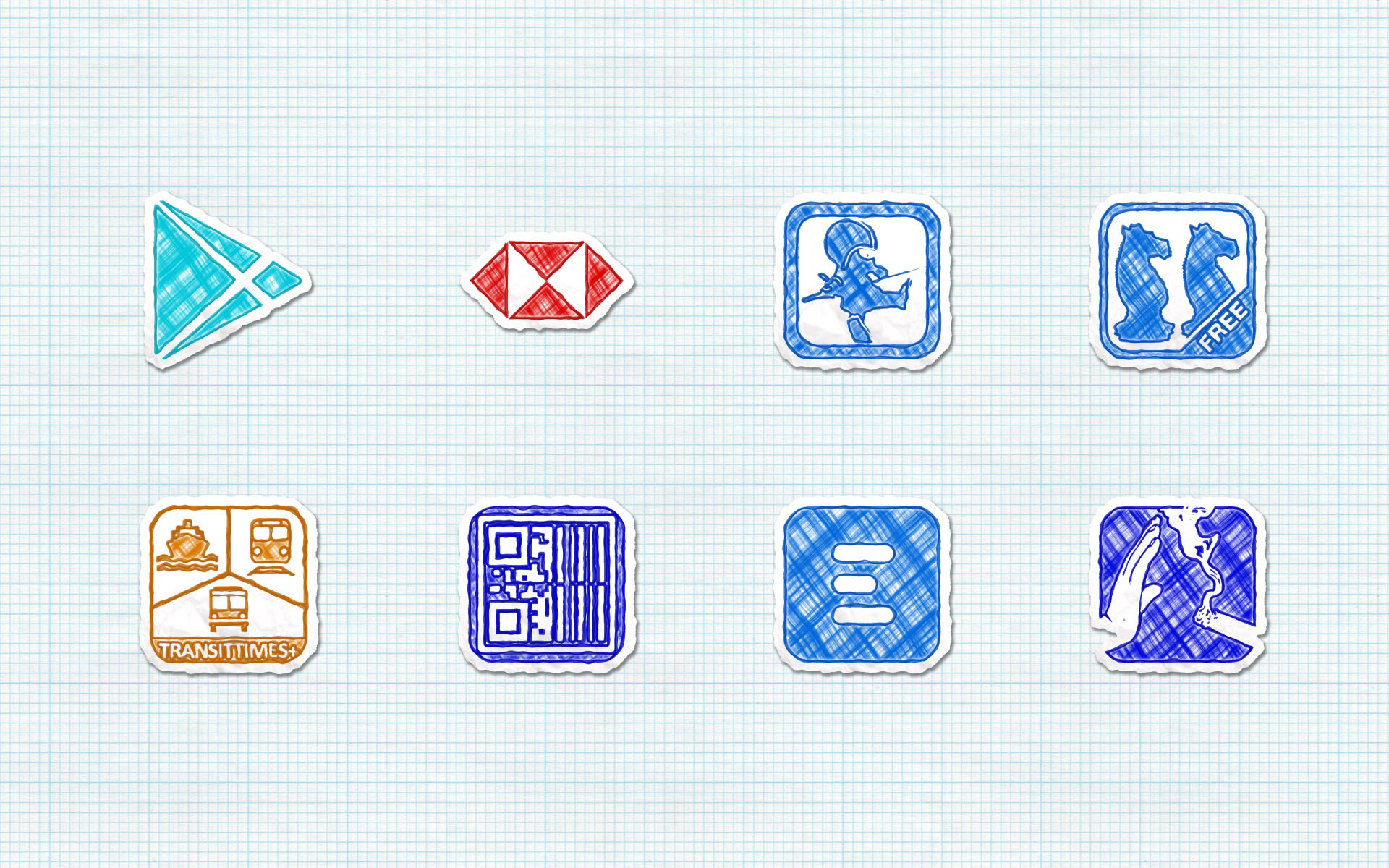 Doodle Draw Icon Pack Theme - App on Amazon Appstore