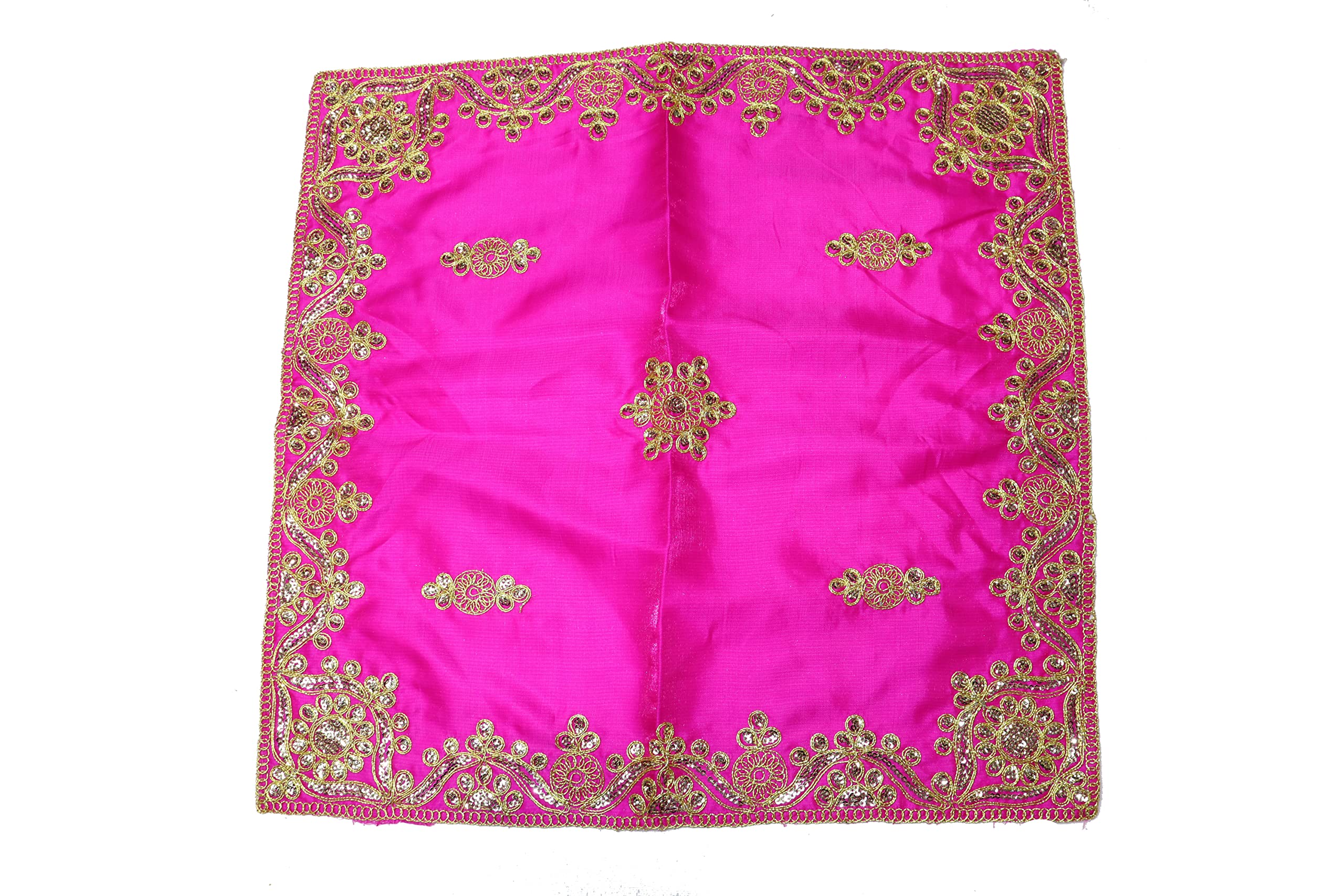 Buy Reliable Ganpati Puja Rumal Silk Satin Puja Altar Cloth for Puja ...
