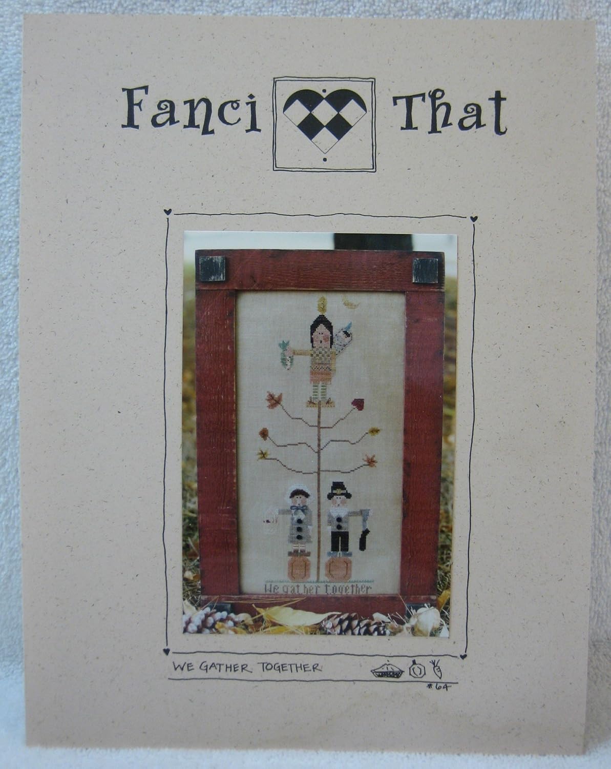 Amazon.com: Fanci That - Counted Cross Stitch Pattern #64 - We Gather ...