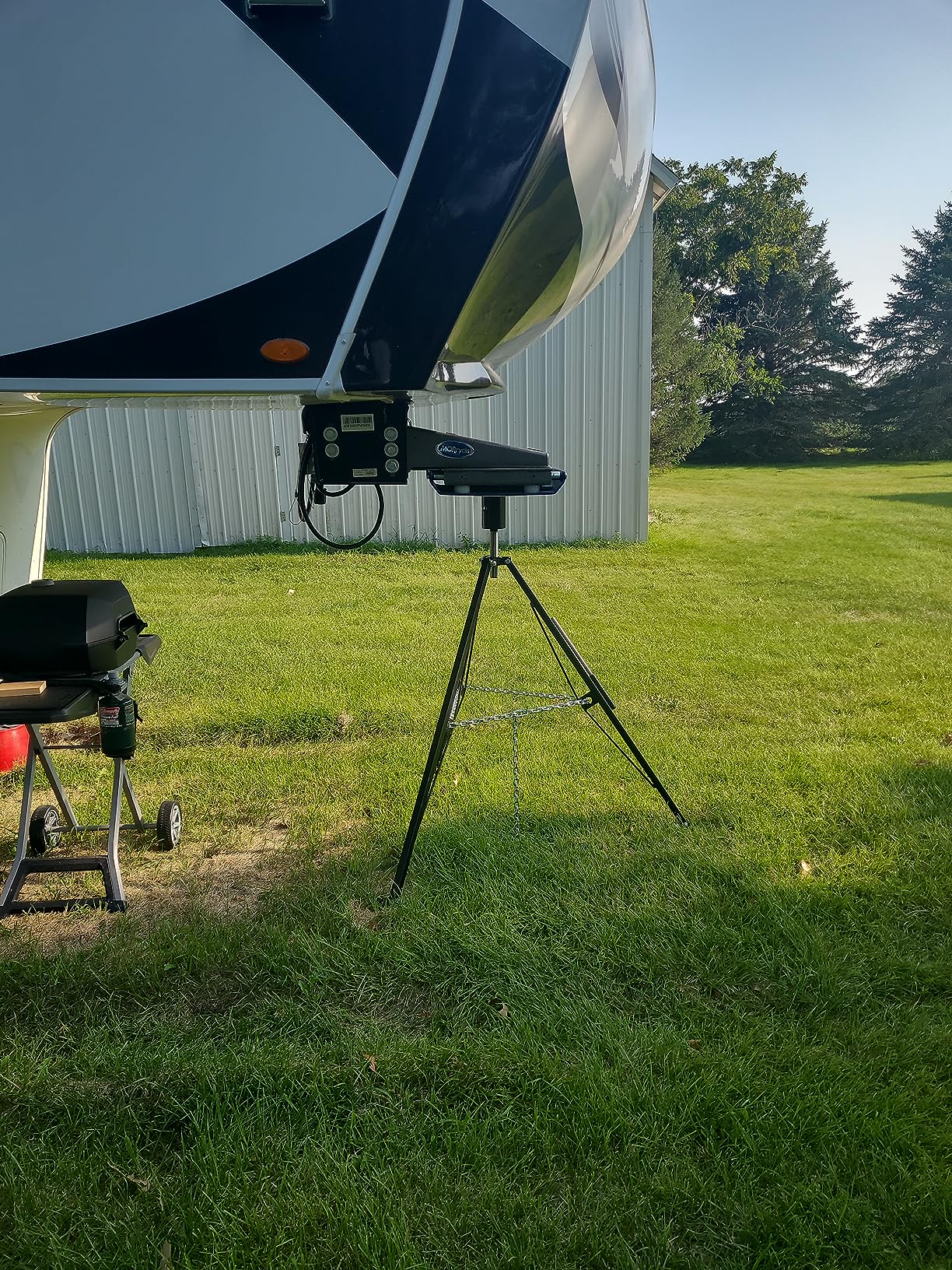 Amazon.com: WEIZE 5th Wheel Tripod Stabilizer, Durable King Pin ...