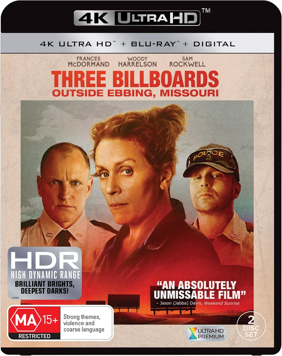 Three Billboards Outside Ebbing, Missouri 4K UHD / Blu-ray: Amazon.co ...