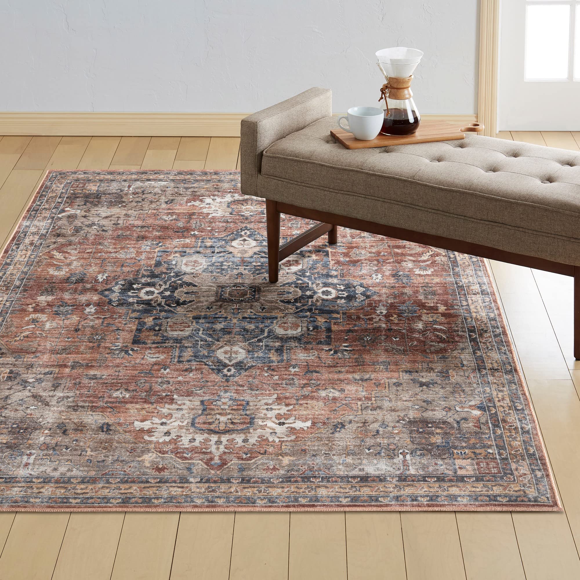 Everwash Home Dynamix Callaghan Esther Bohemian Medallion Machine ...