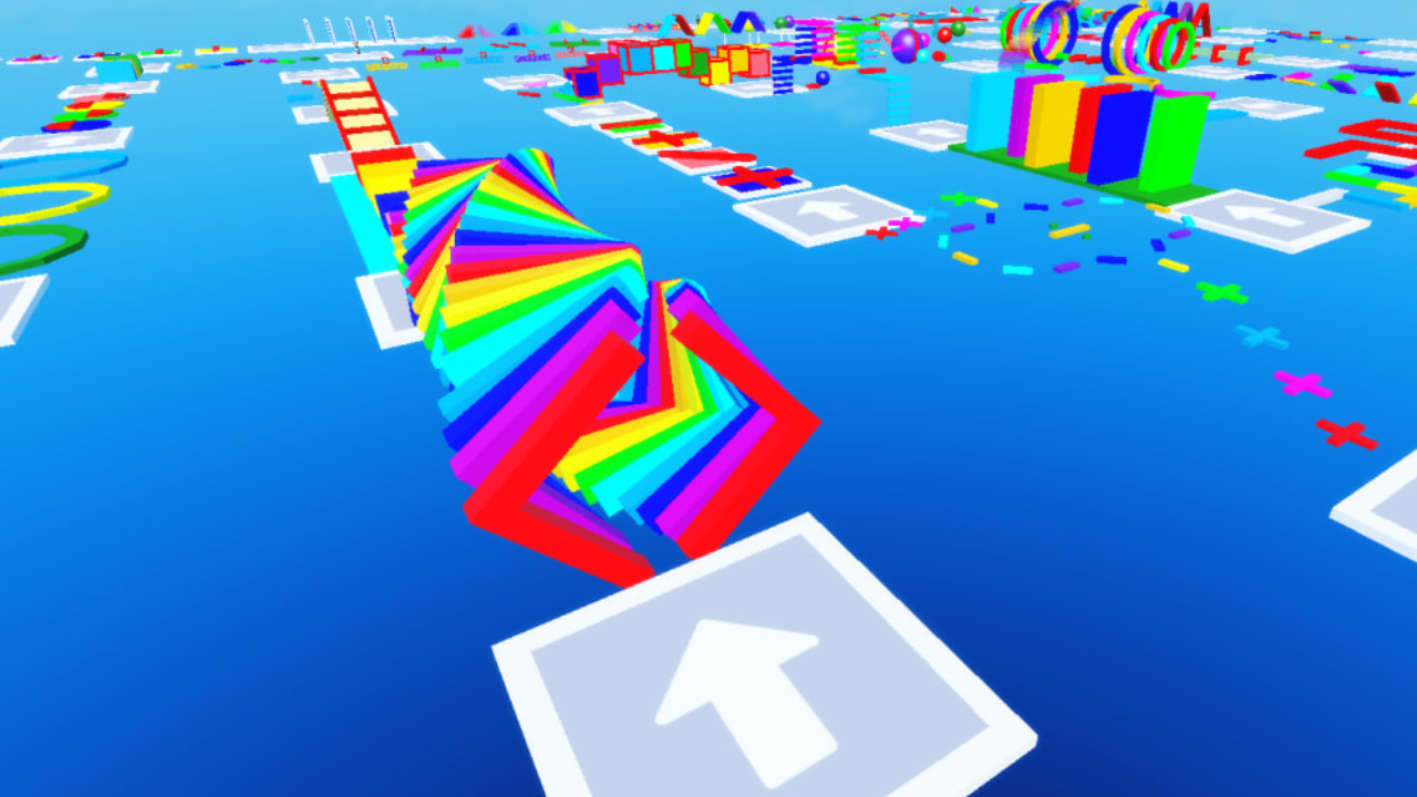 Rainbow Obby is an obby game in which you have to make it to the top of a huge obstacle course ...